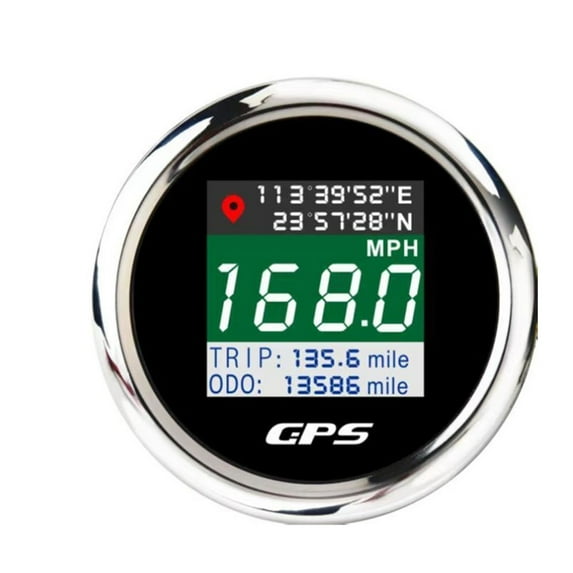 52mm/85mm TFT Screen Speed Gauge Digital GPS Speedometer Mph Knot Km/h ...