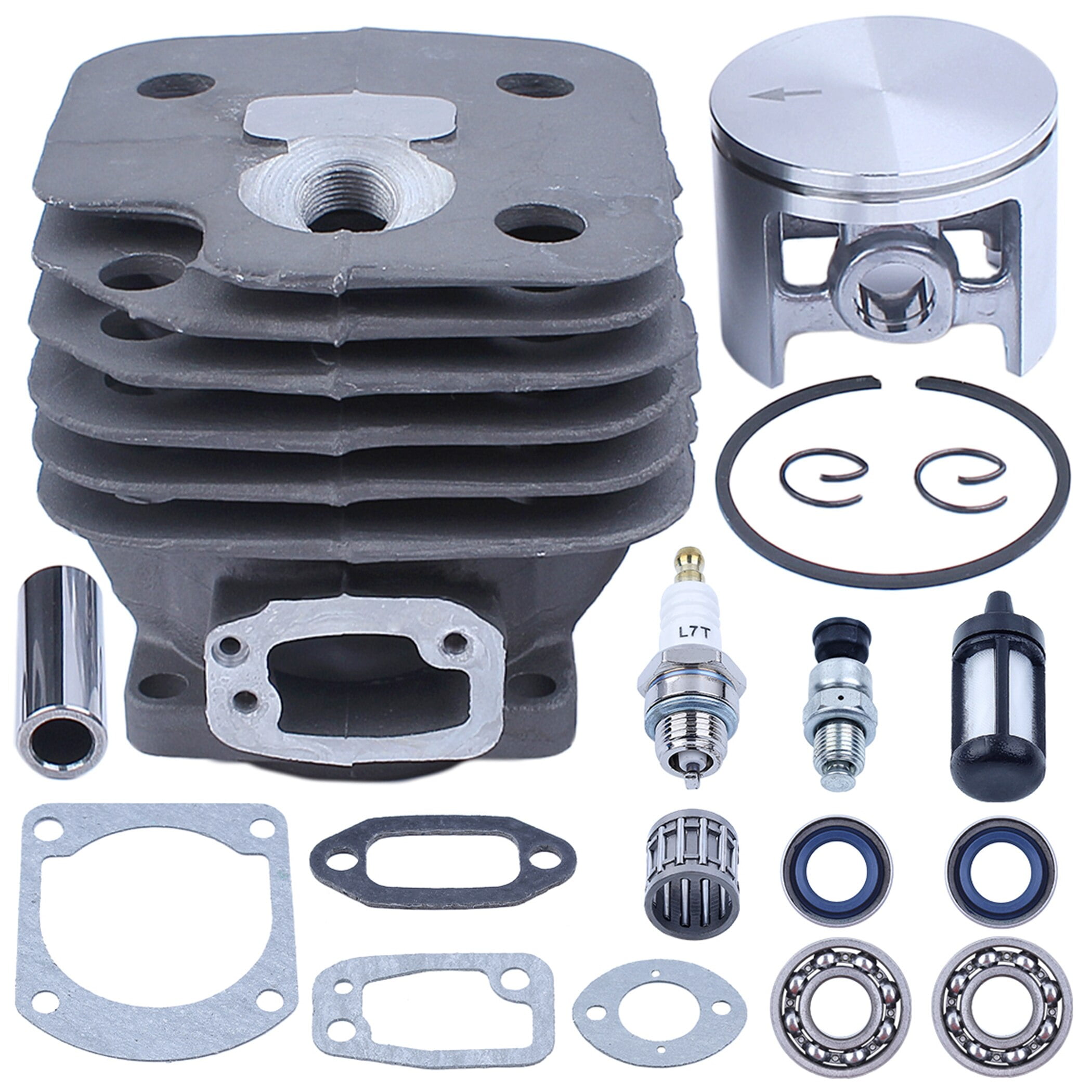 52mm Big Bore Cylinder Piston Kit For Husqvarna 162 266 266SE Chainsaw ...
