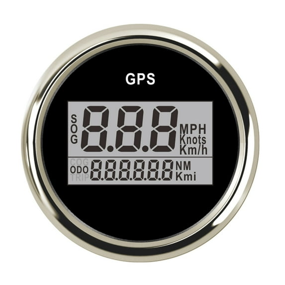 52mm Boat Car Digital GPS Speedometer Gauge 0~999 Odometer MPH Km/h ...
