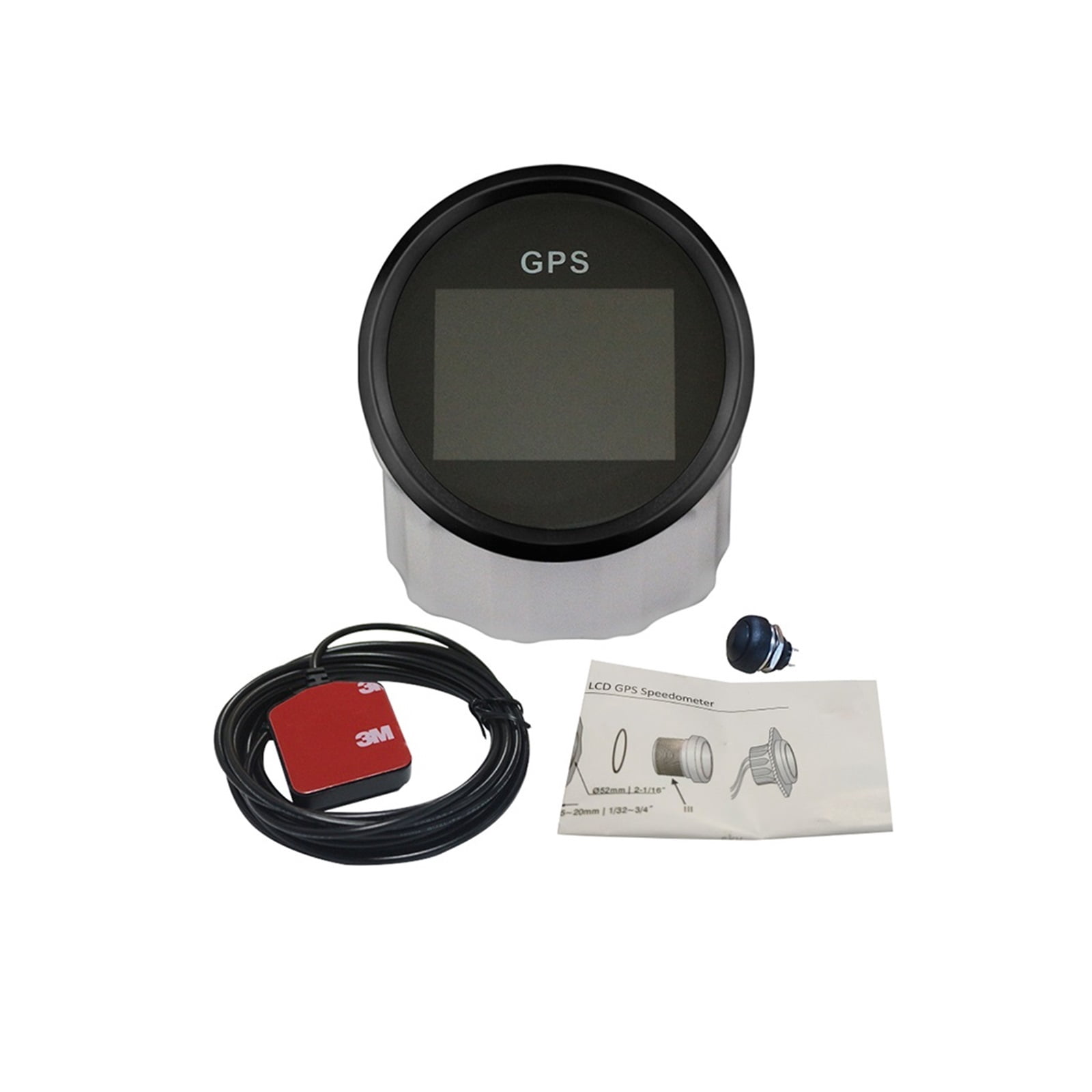 52mm Car Boat Digital GPS Speedometer Tripmeter KM MPH Knots Odometer ...
