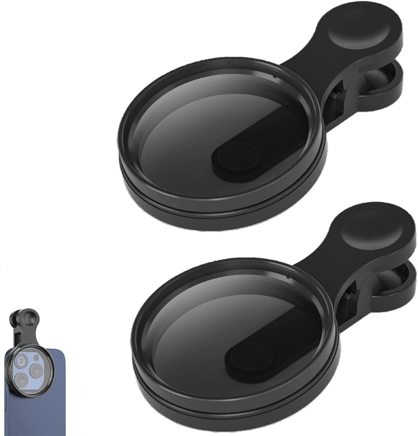 52mm Clip-0n Cpl Phone Cameralens Filter Kit, Circular Polarizer ...