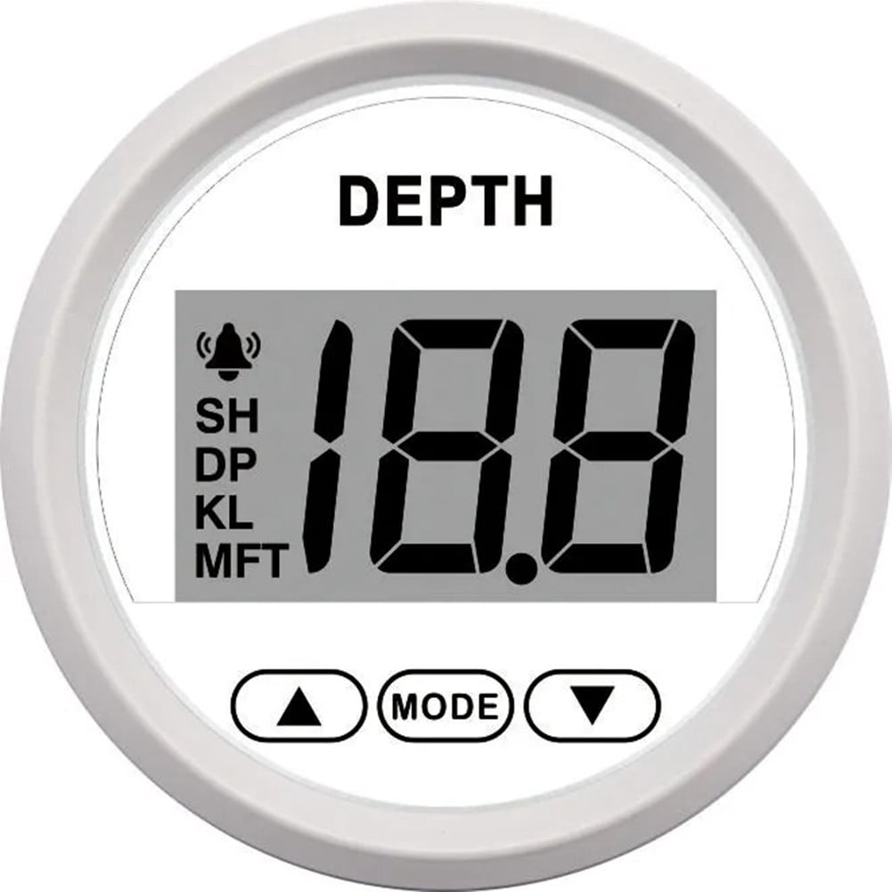 52mm Digital Depth Gauge Indicator 100 m/110yd for fishing for Marine ...
