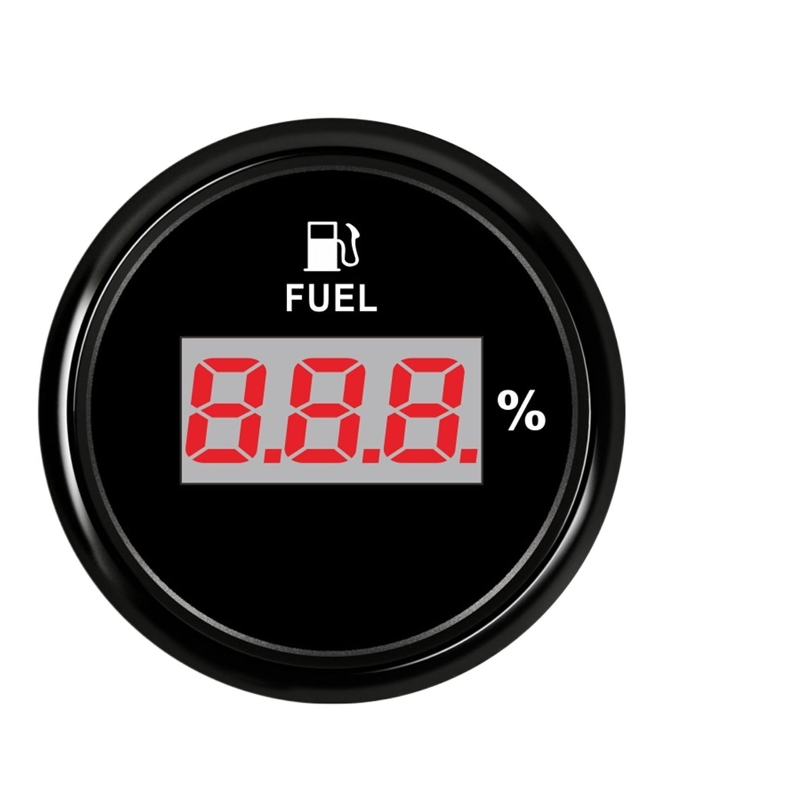 52mm Digital Fuel Level Gauge 240~33 Ohm Oil Liquid Tank Fuel Level ...