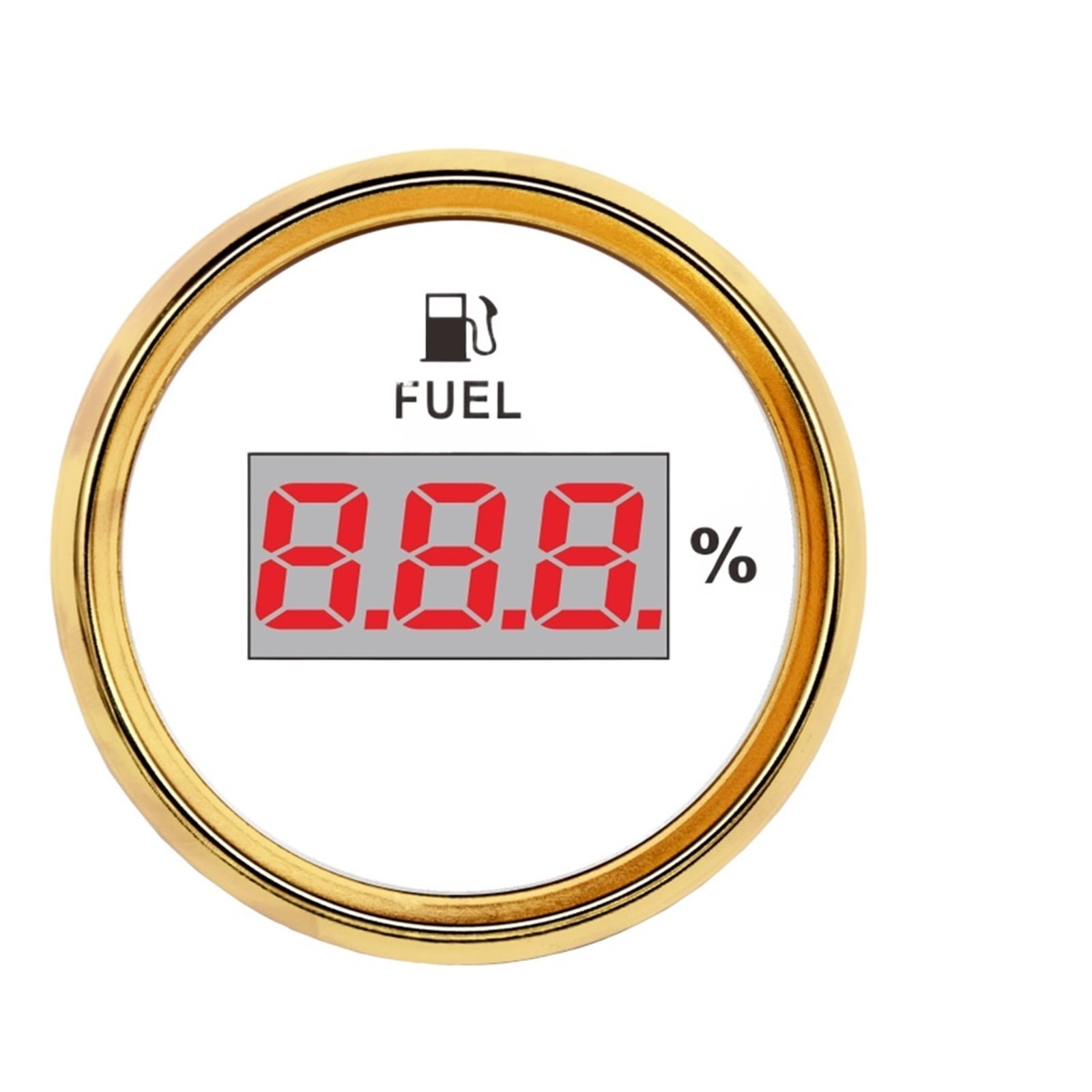 52mm Digital Fuel Level Gauge 240~33 Ohm Oil Liquid Tank Fuel Level ...