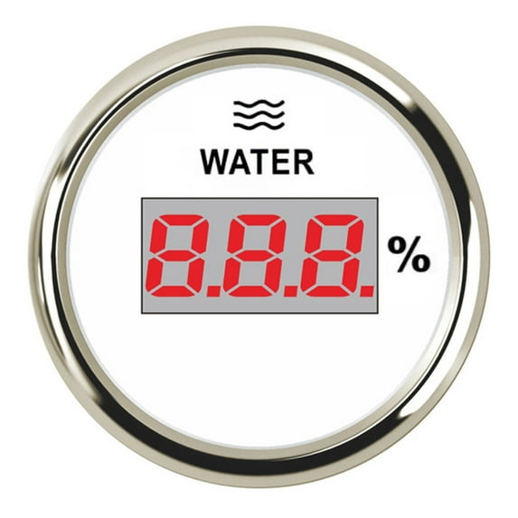 52mm Digital Fuel/Water Level Gauge 0~190 Ohm / 240~33 Ohm Boat Car ...