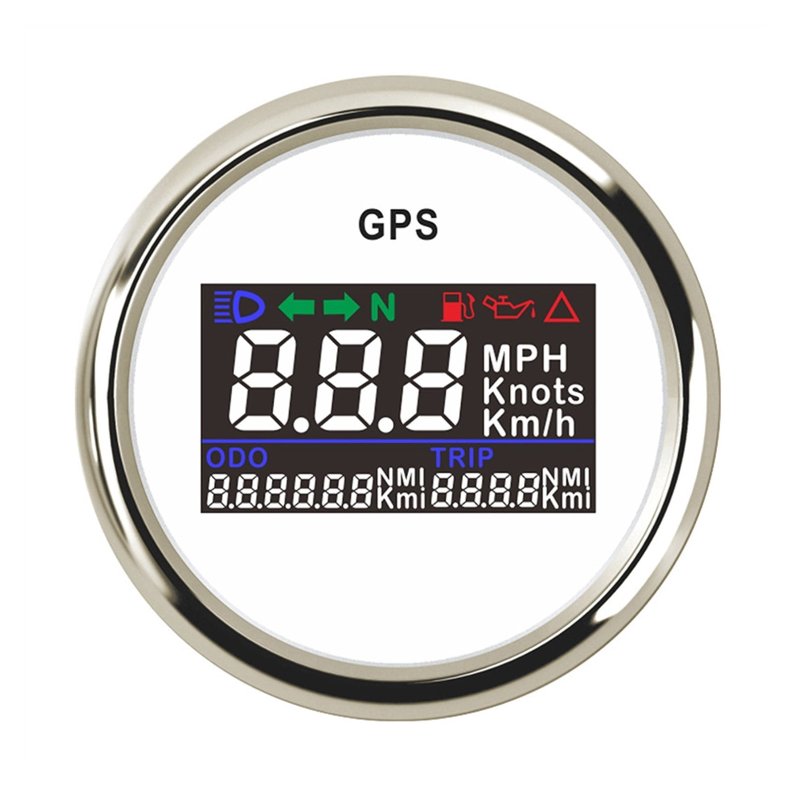 52mm Digital GPS Speedometer Speed Gauge Odometer ATV UTV Motorcycle ...