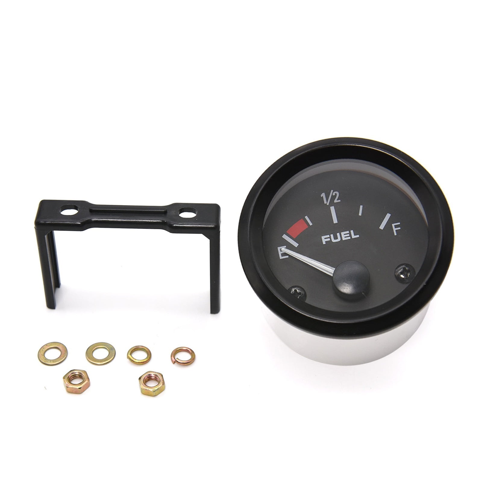 52mm Fuel Level Gauge Car Meter With Fuel Float Sensor Black Rim ...