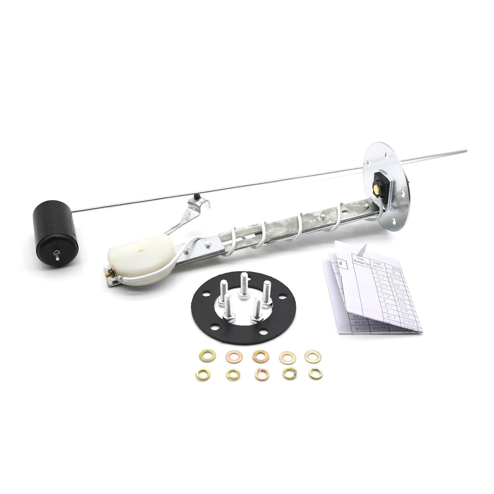 52mm Fuel Level Gauge Car Meter With Fuel Float Sensor Black Rim ...