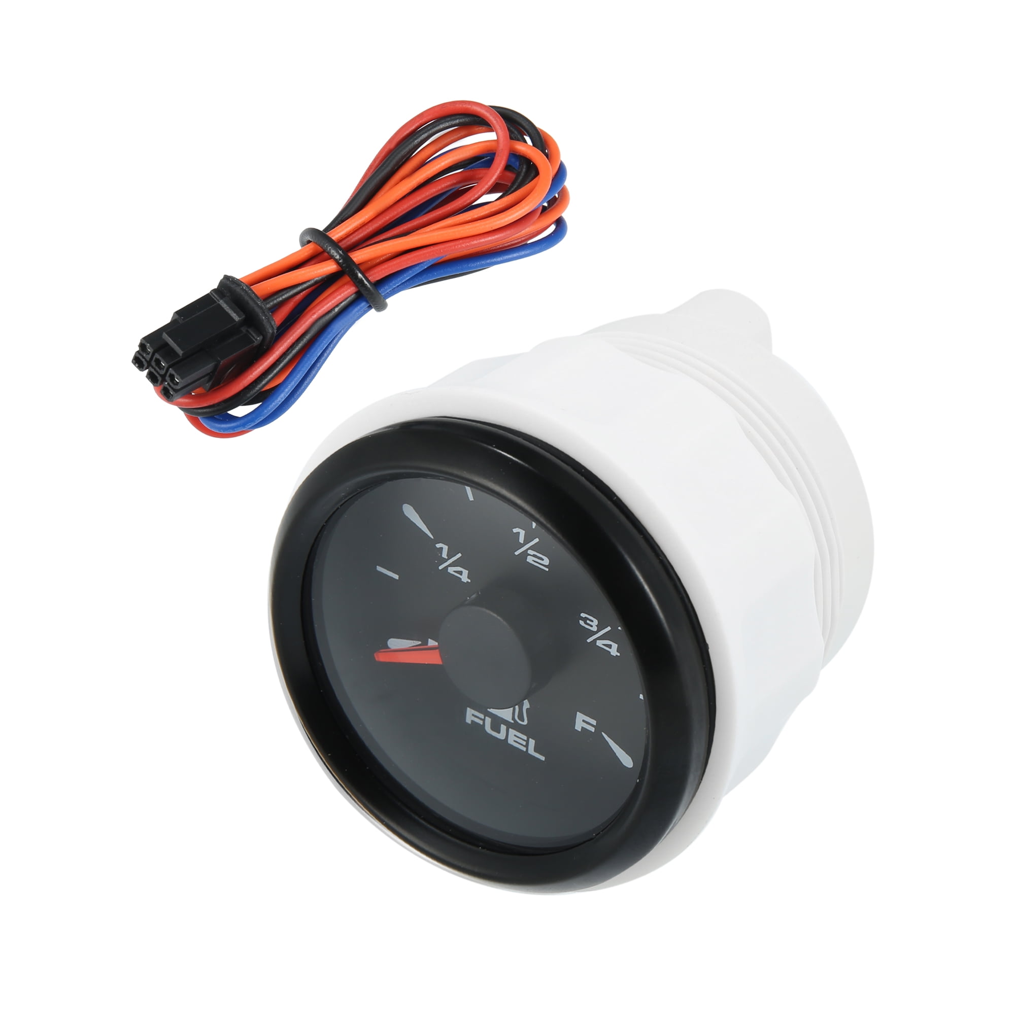 52mm Fuel Level Gauge Indicator Kit 9-32V Meter Signal Adjustable 8 ...