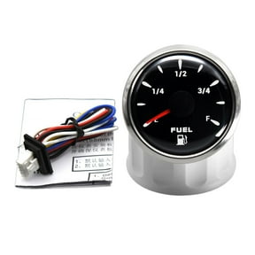 240-33 Fuel Float Sensor 52mm Fuel Level Gauge 7 Color LED Oil Tank ...