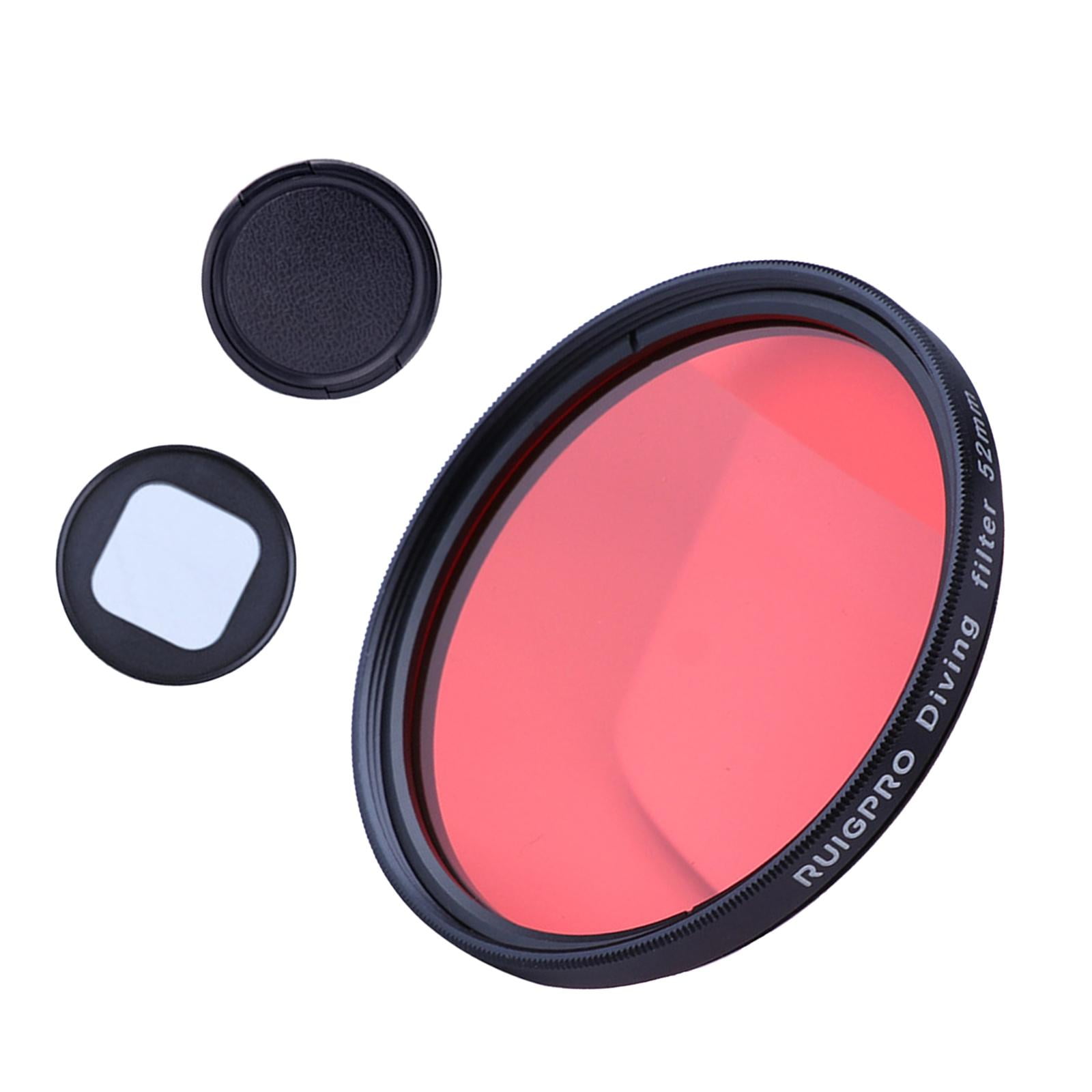 52mm Lens Filter Lens Cover Tool Sports Underwater Red - Walmart.com