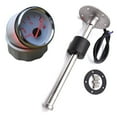 52mm Marine Boat Car Fuel Level Gauge With 100-300mm Fuel Level Sensor 0-190ohm Oil Tank Level ...