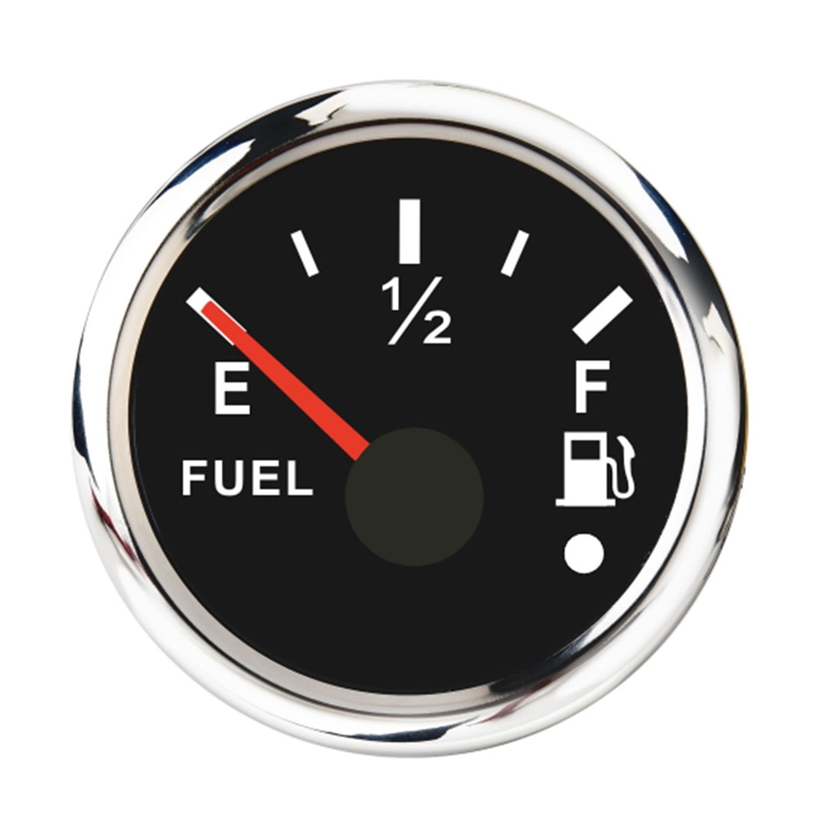 52mm Marine Boat Fuel Level Gauge With Alarm Fit For 0~190 Ohm/240~33 ...