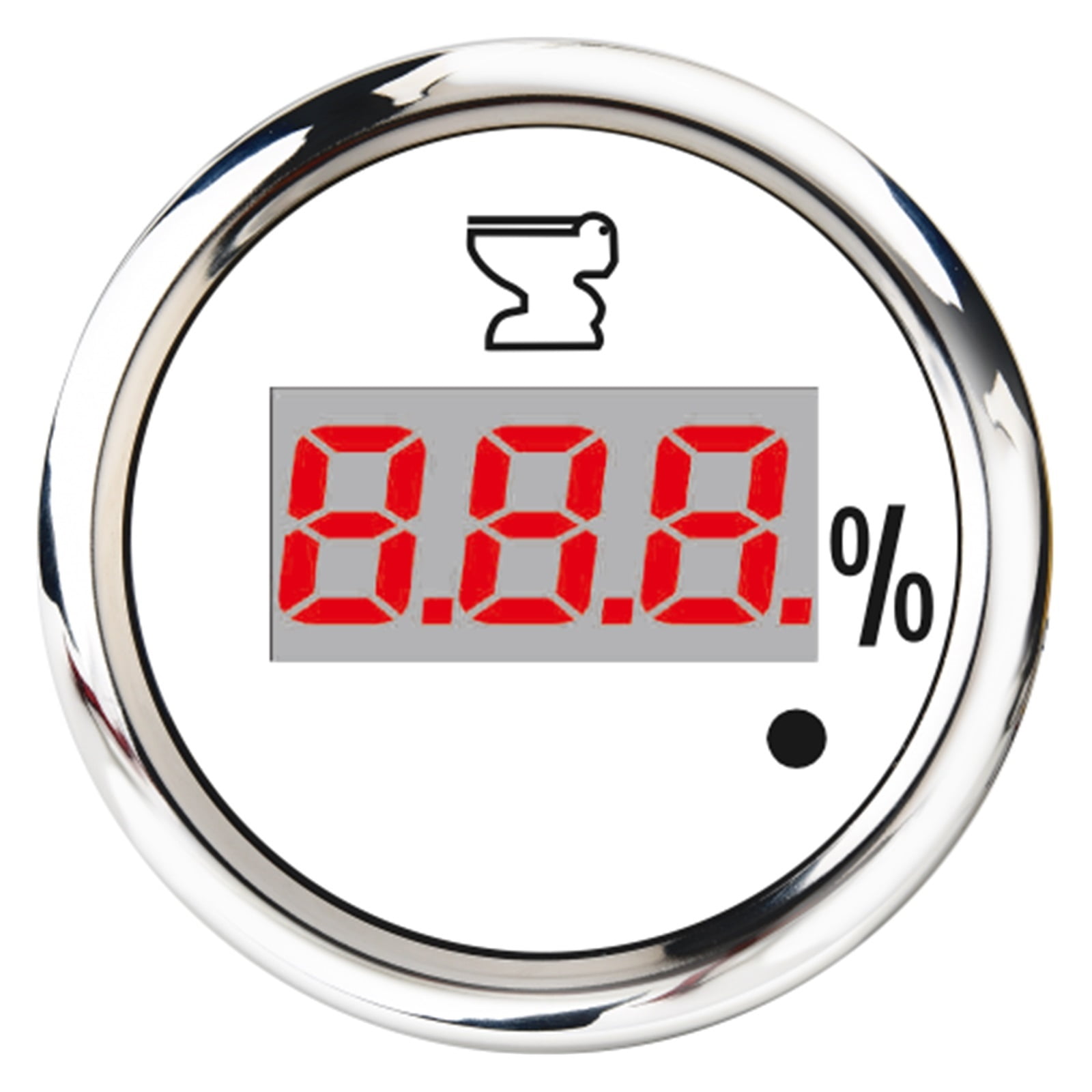 52mm Marine Boat Sewage Level Gauge Waterproof Holding Tank Level Gauge ...