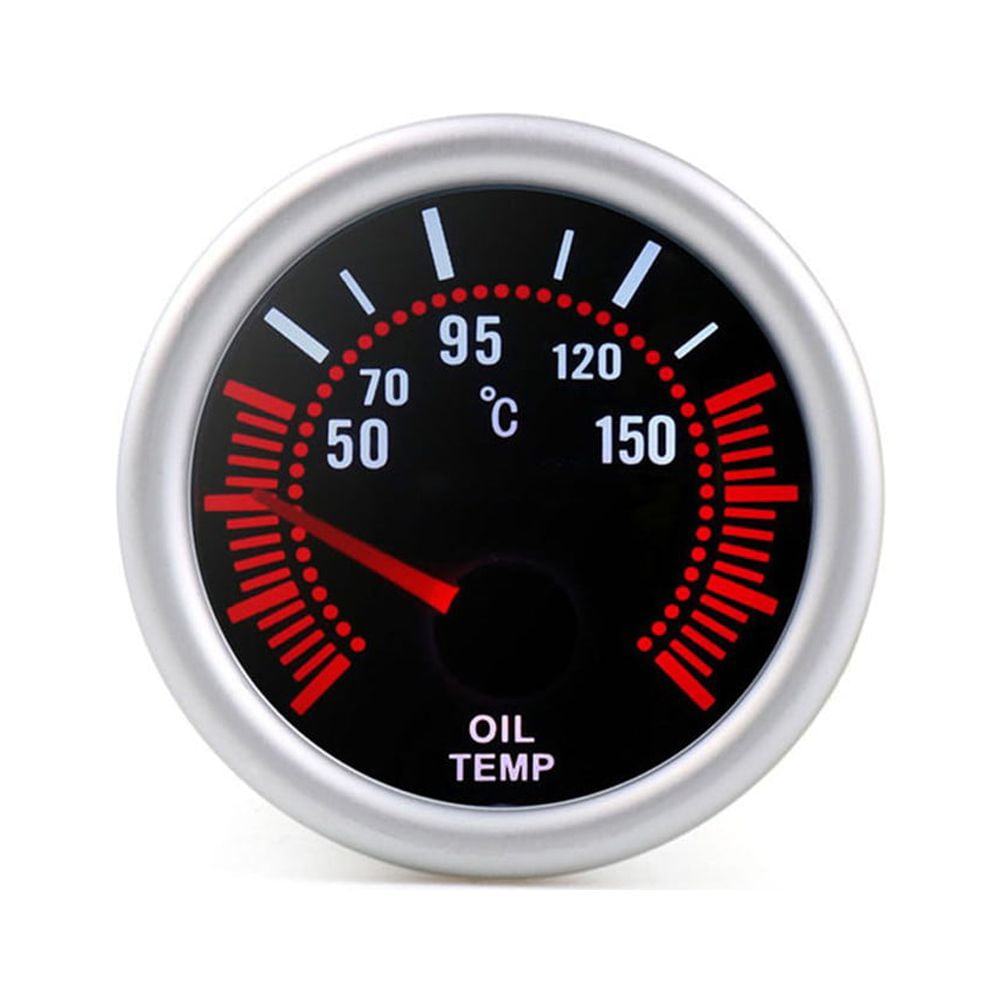 52mm Oil Temp Gauge with 1/8 NPT Sensor Temperature Meter 100-300℉ W ...
