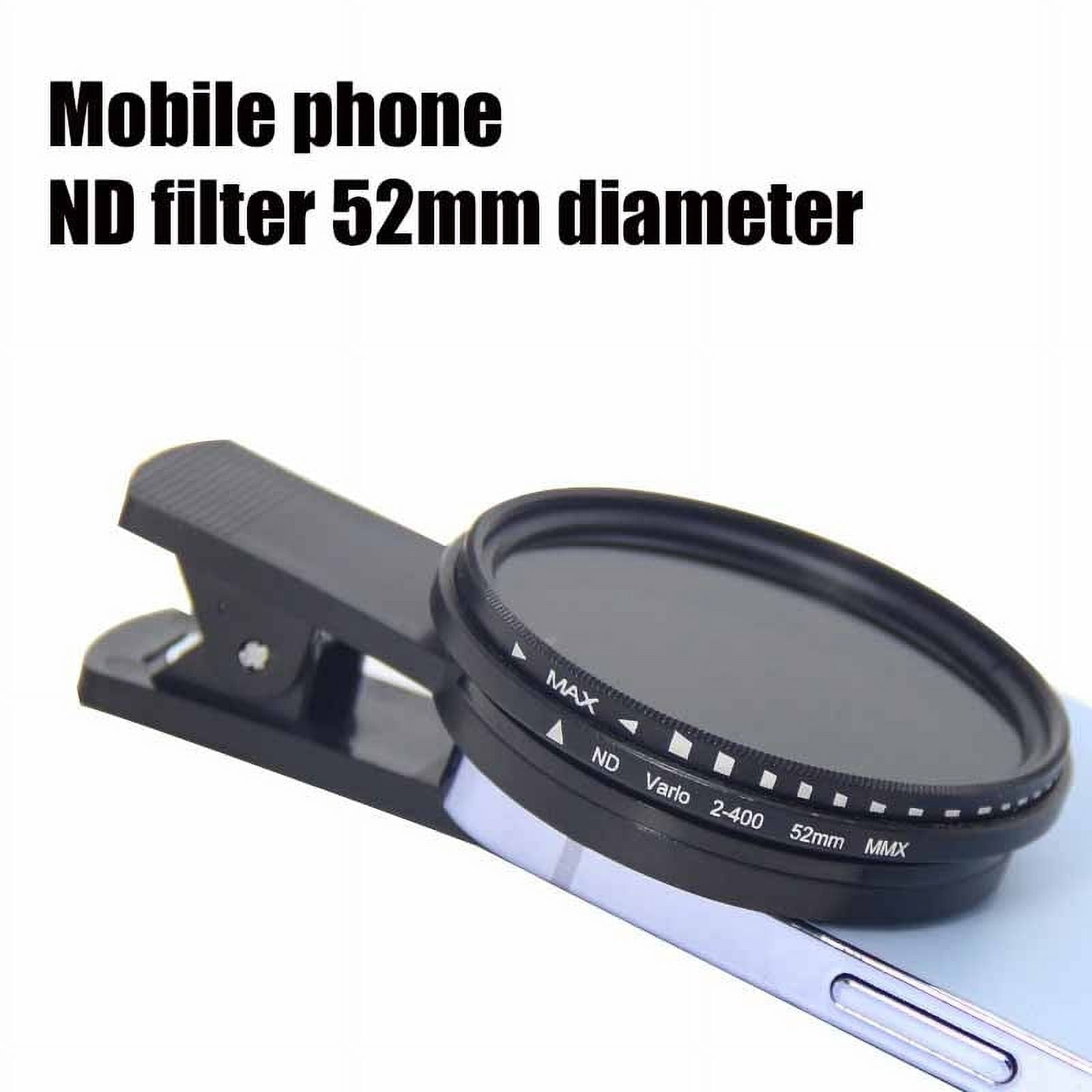 52mm Polarizing 2-400 Filter Kit for iPhone & for android Cameras by ...
