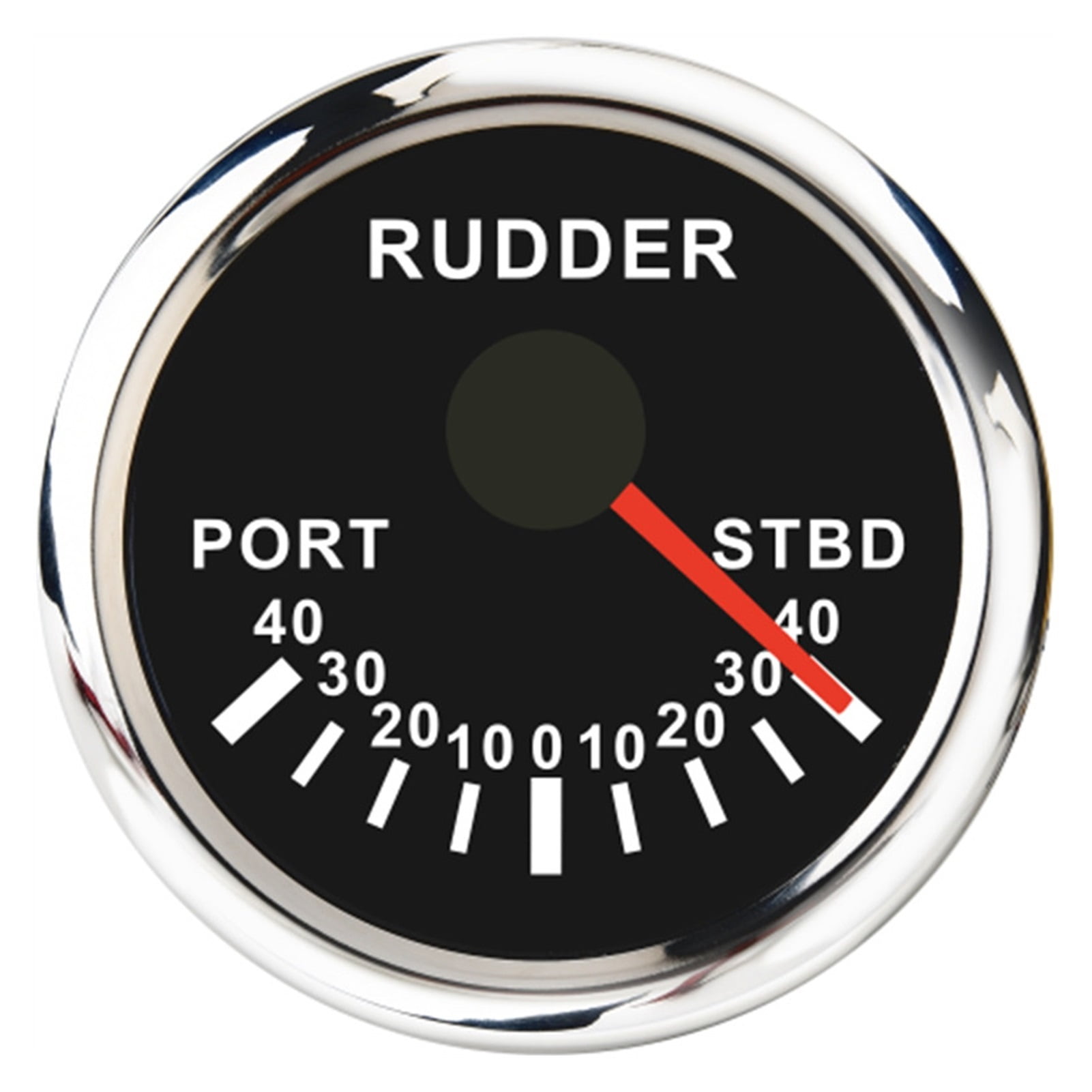52mm Rudder Angle Indicator Gauge 0-190 ohm Sail boat Rudder Angle ...