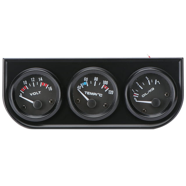 52mm Triple Kit Oil Temp Gauge Water Temp Gauge Temperature Oil ...