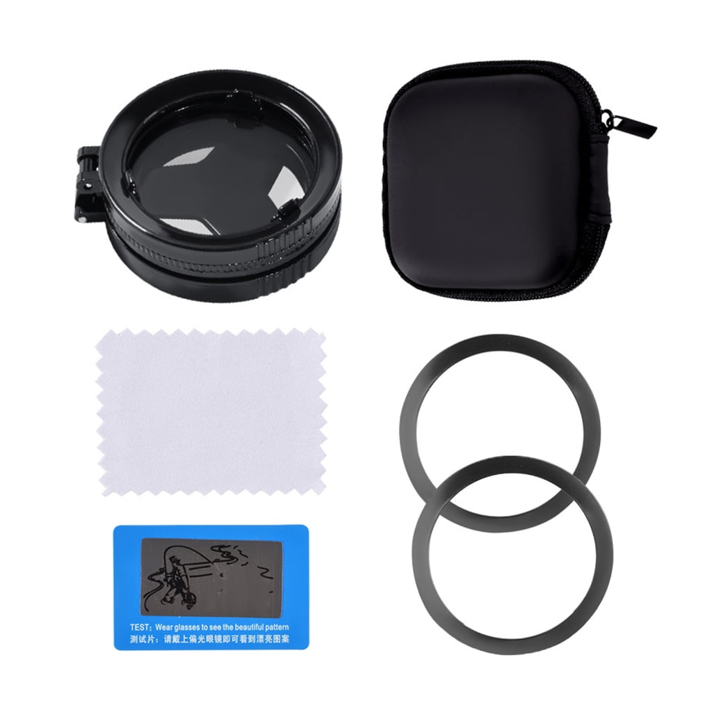 52mm Visual Glass CPL Polarizer Filter Clip On Design Reduces ...
