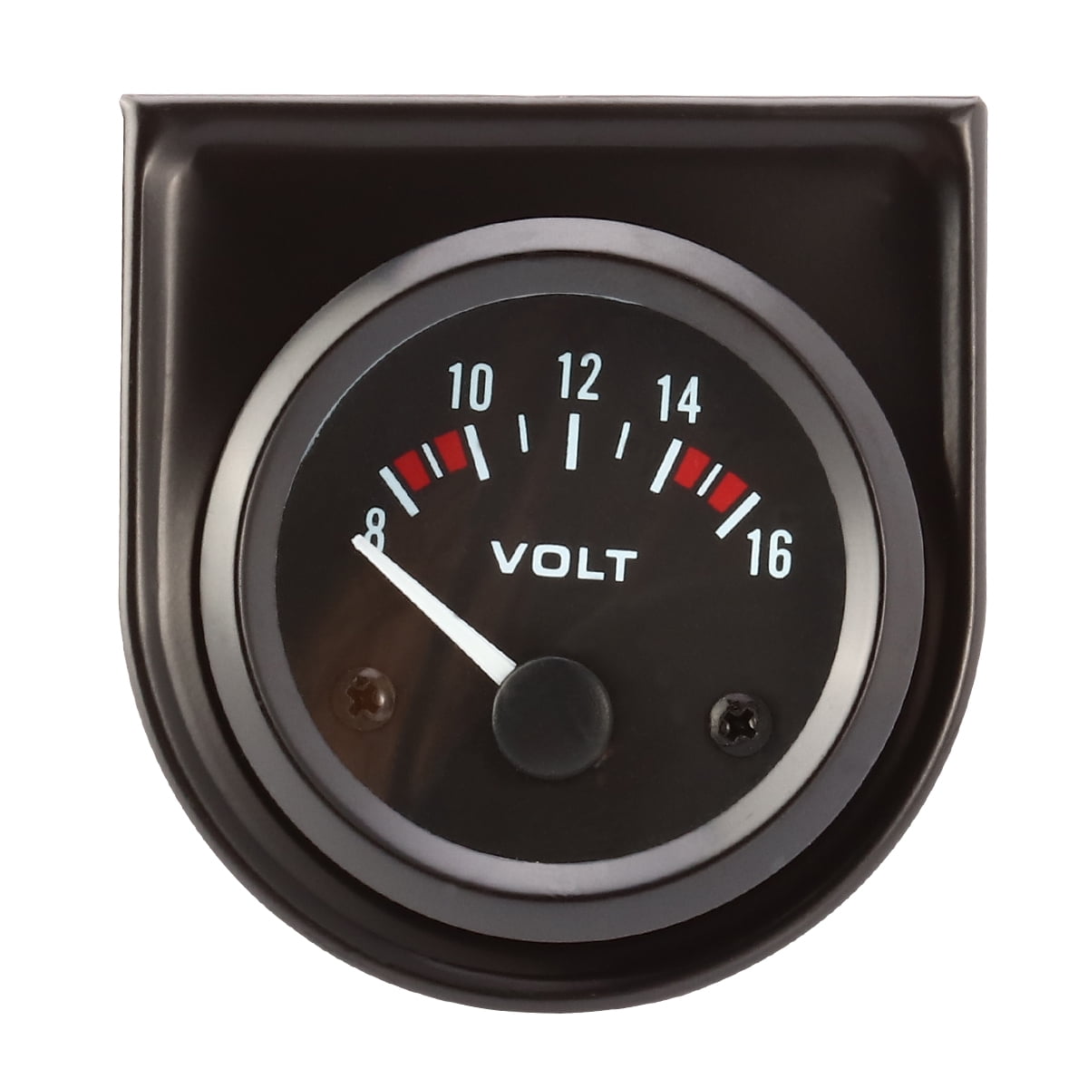 52mm Voltage Meter Gauge Voltmeter For Auto Car 8~16V LED Light DC 12V ...
