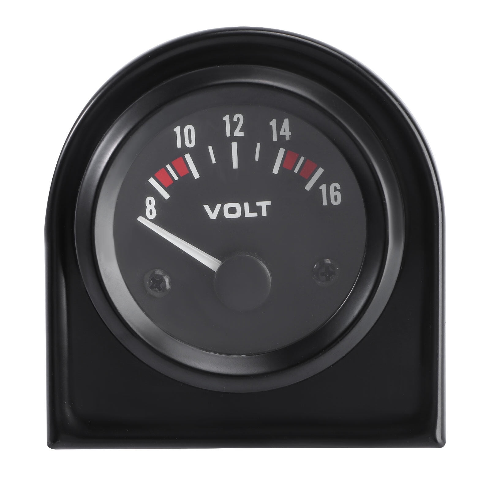52mm Voltage Meter Gauge Voltmeter For Auto Car 8~16V LED Light DC 12V ...