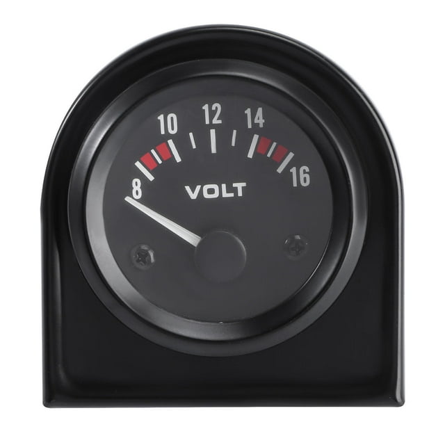 52mm Voltage Meter Gauge Voltmeter For Auto Car 8~16V LED Light DC 12V ...