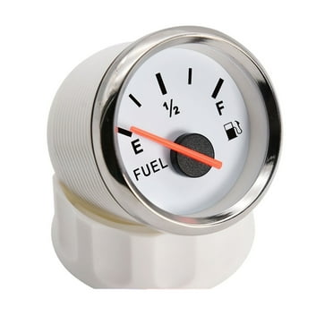 7 Color Backlight 52mm Fuel Level Gauge With Fuel Level Sensor 0~190 Ohm Fuel Level Indicator ...