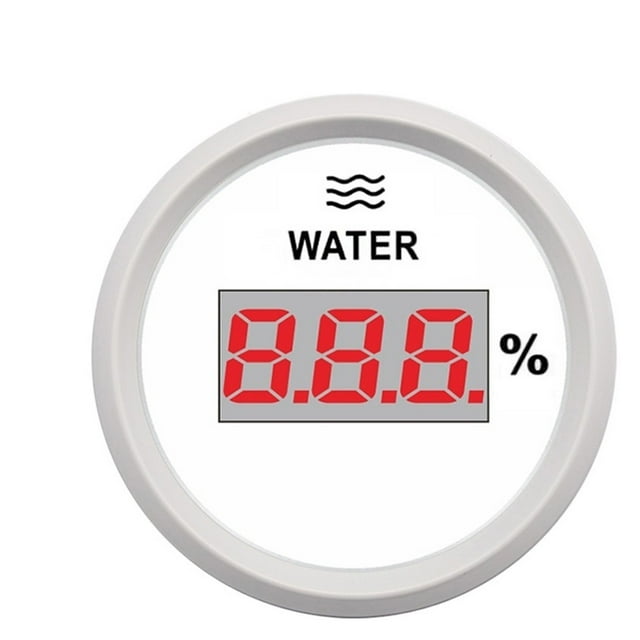 52mm Water Level Gauge 2inch Marine Digital Car Boat Water Tank Level ...