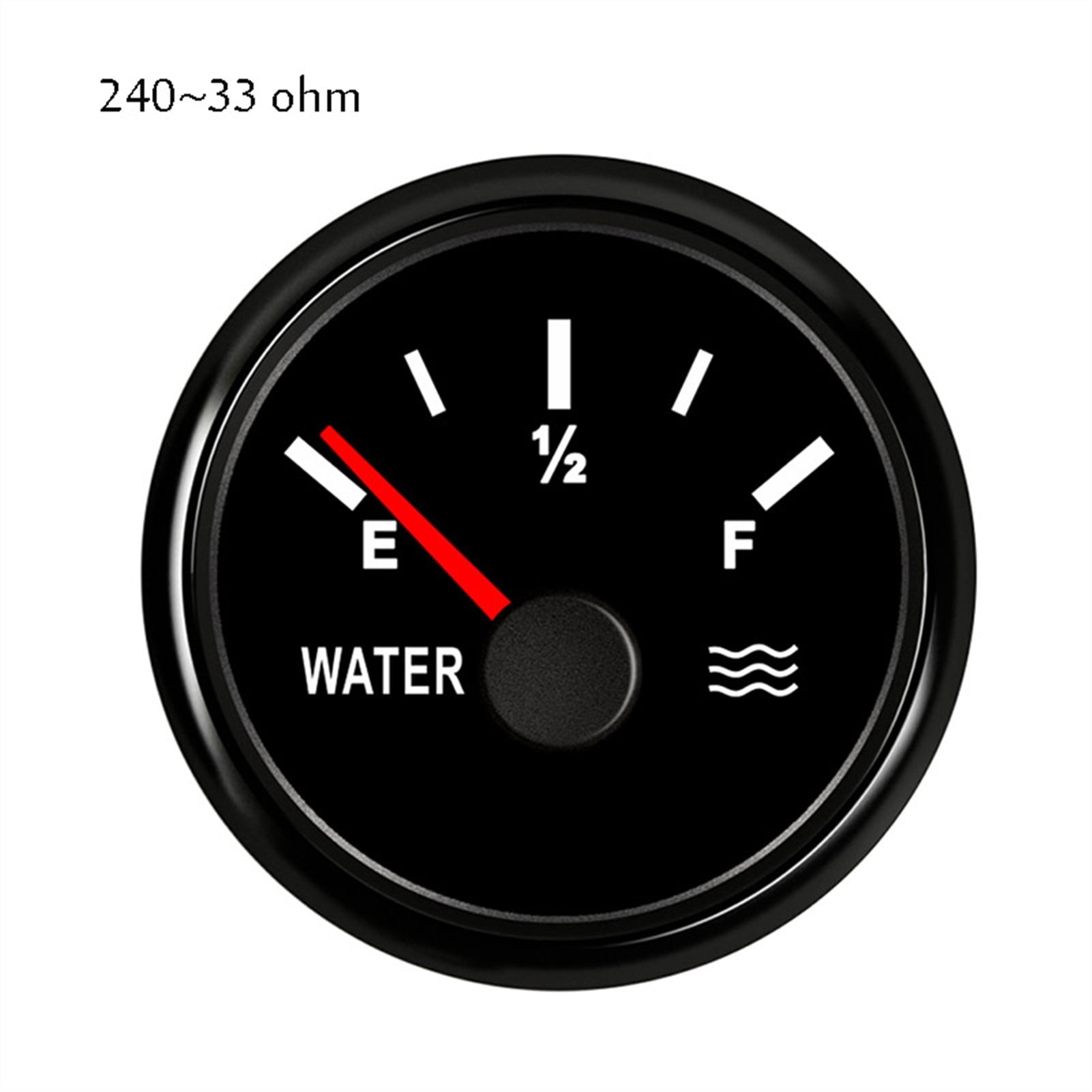 52mm Water Level Gauge Pointer for Car Truck Boat 12-24v Marine Water ...