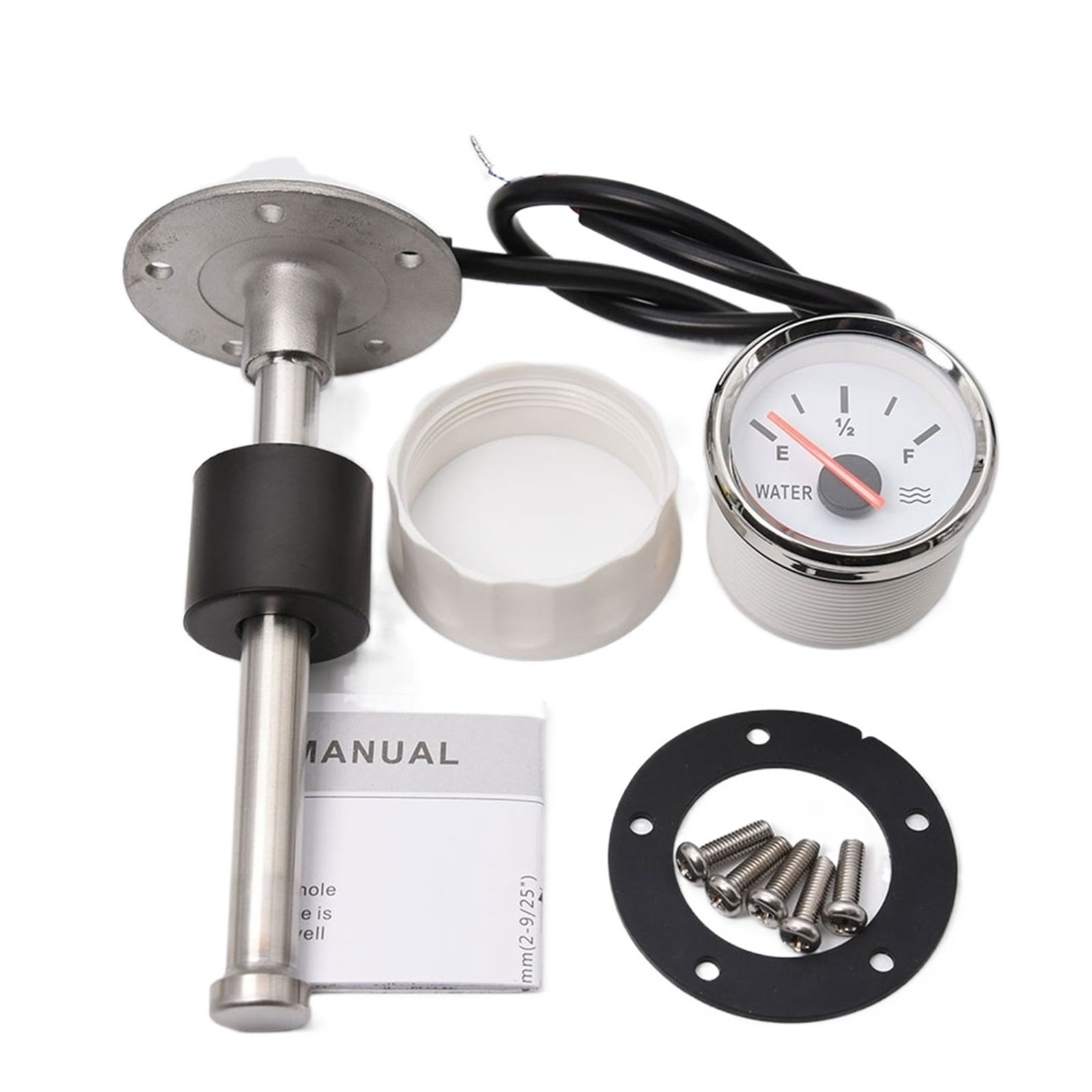 52mm Water Level Gauge With Red Light 240-33ohm Water Tank Level ...
