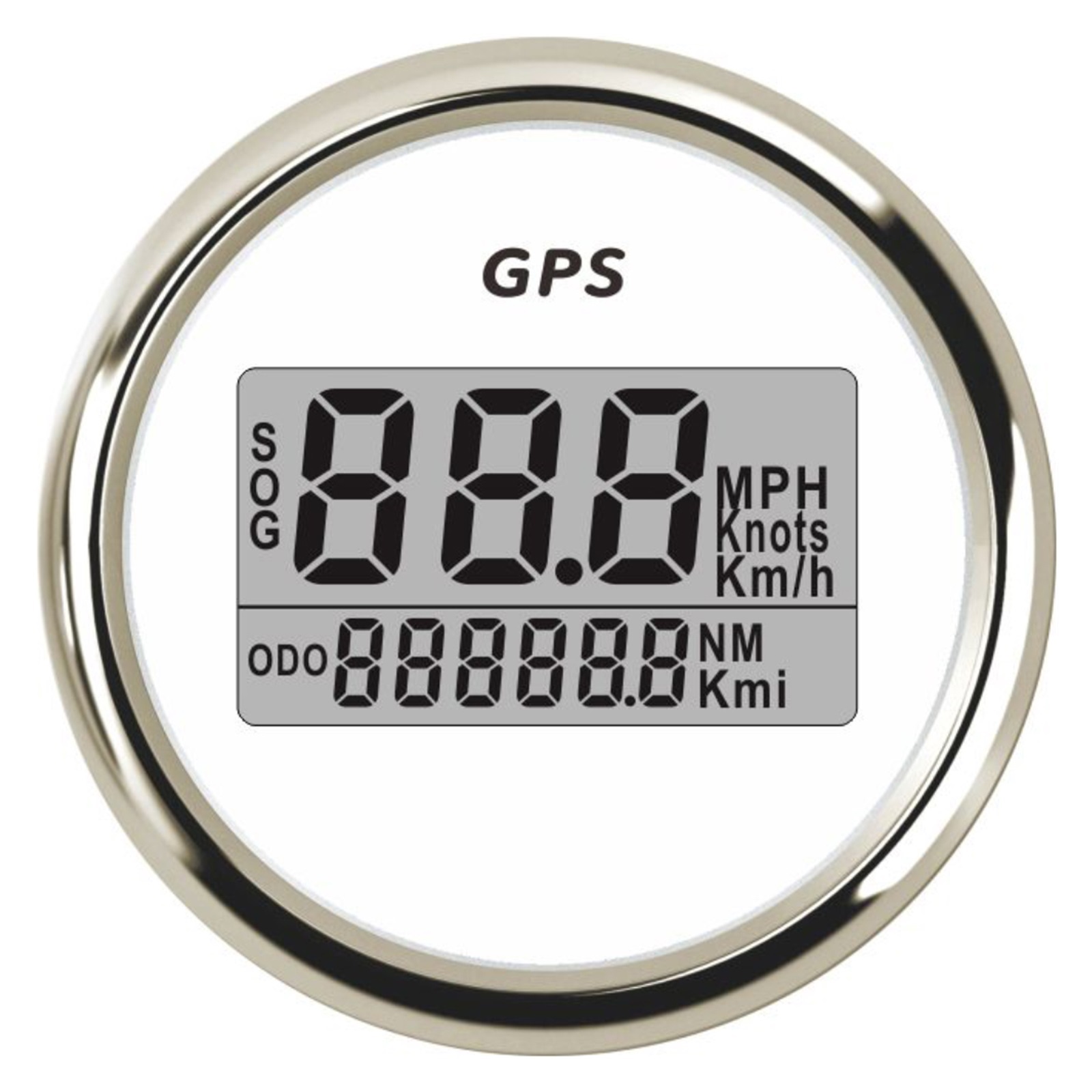 52mm Waterproof Digital GPS Speedometer Gauge For Car Motorcycle Boat ...