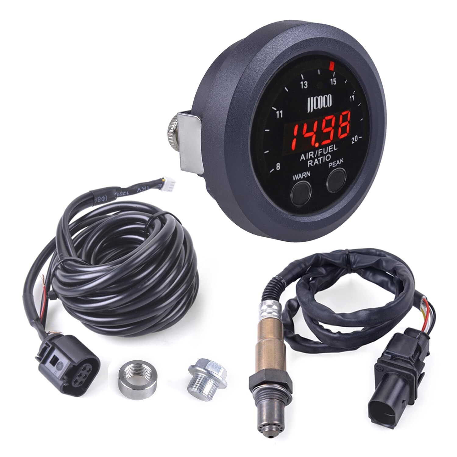 52mm air fuel ratio gauge kit LED Digital Display 12V Wideband O2 ...
