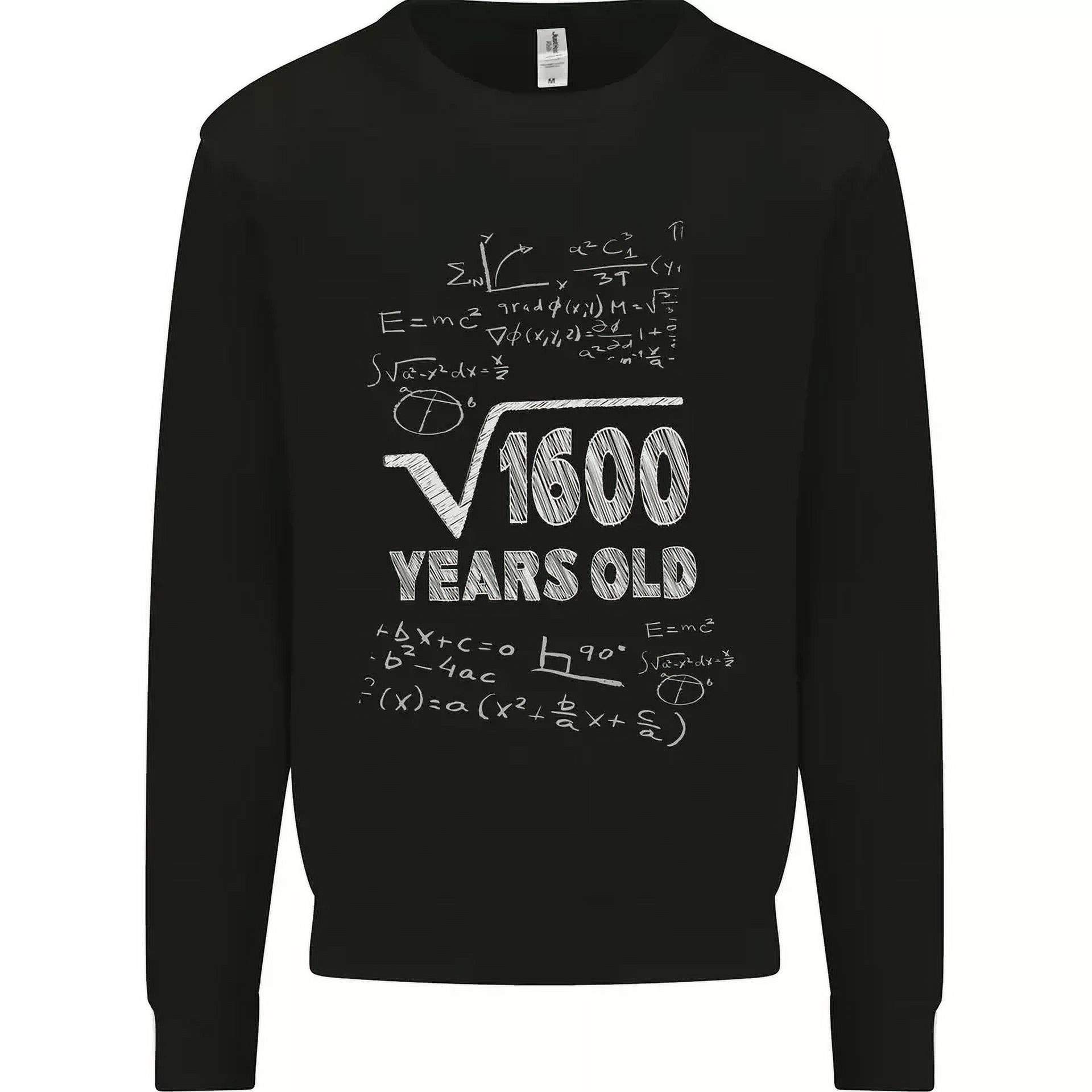 52nd Birthday 40 Year Old Geek Funny Maths Mens Sweatshirt Jumper ...