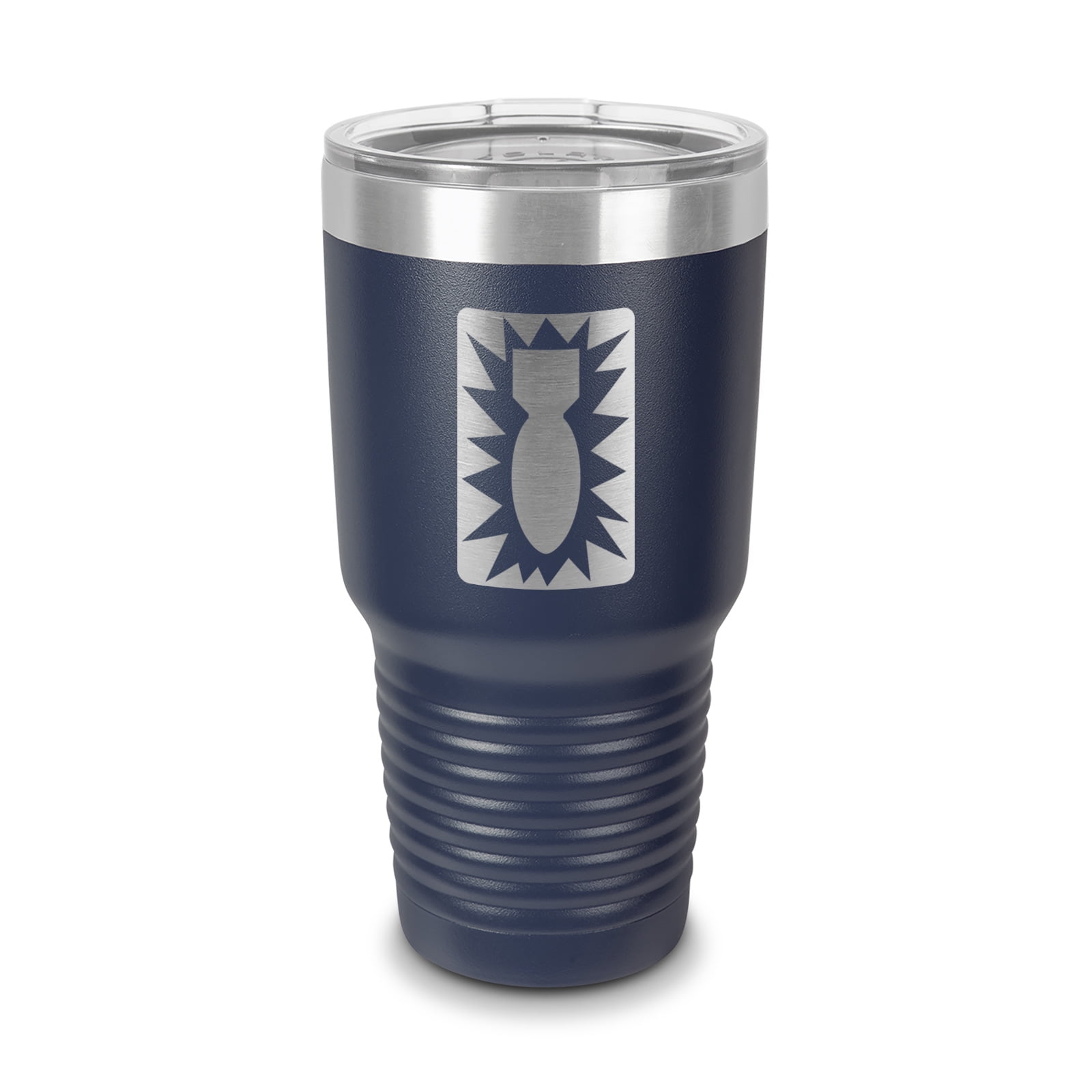 52nd Ordnance Group Tumbler 30 oz - Laser Engraved w/ Clear Lid ...