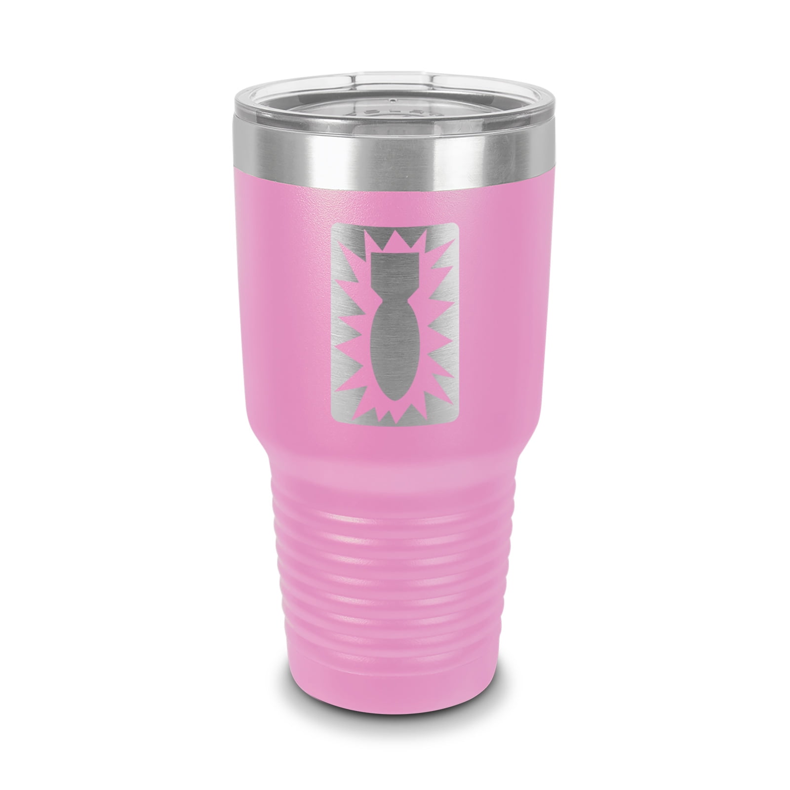 52nd Ordnance Group Tumbler 30 oz - Laser Engraved w/ Clear Lid ...