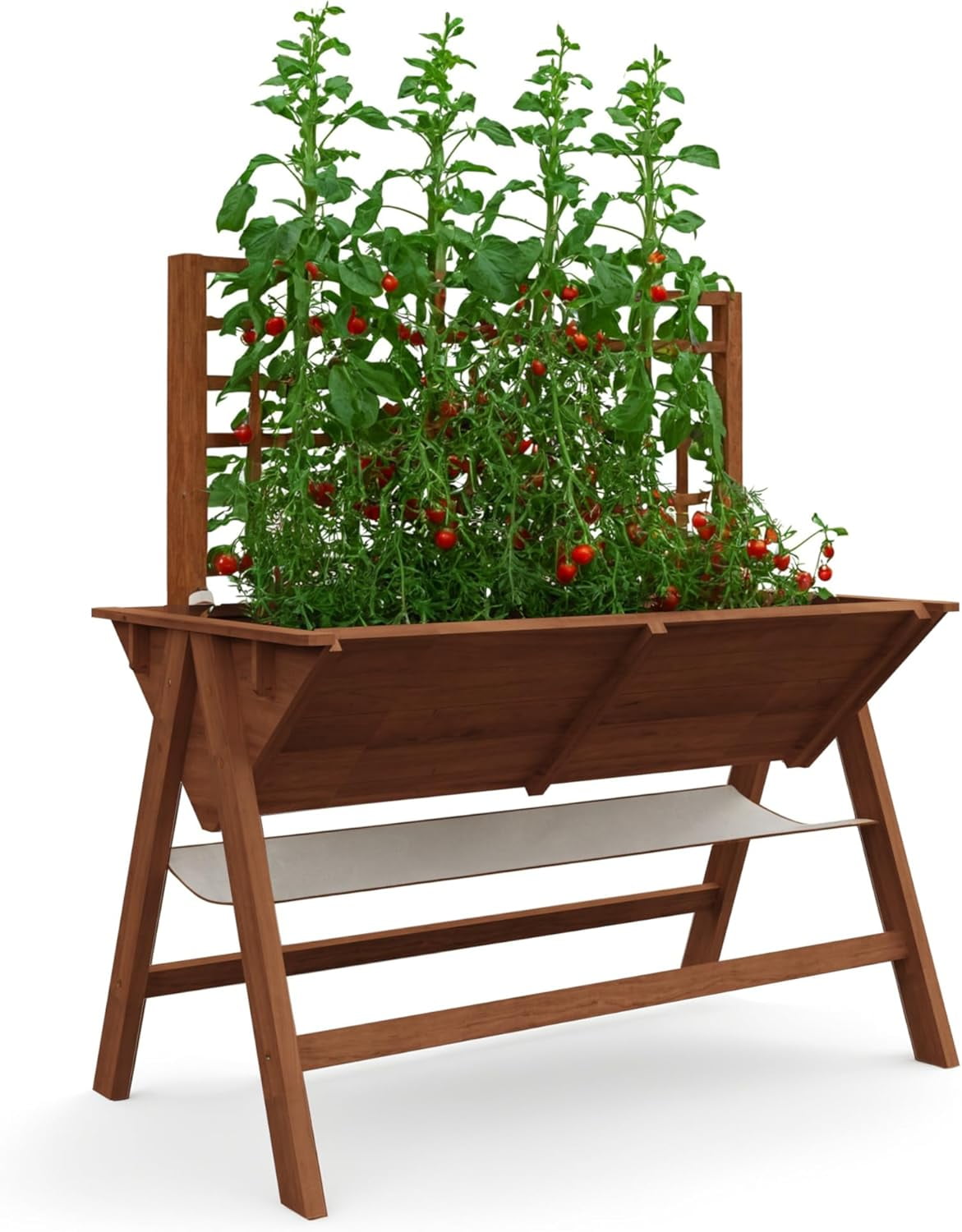 52x30x54in Raised Garden Bed with Legs,Wooden Elevated Raised Garden ...