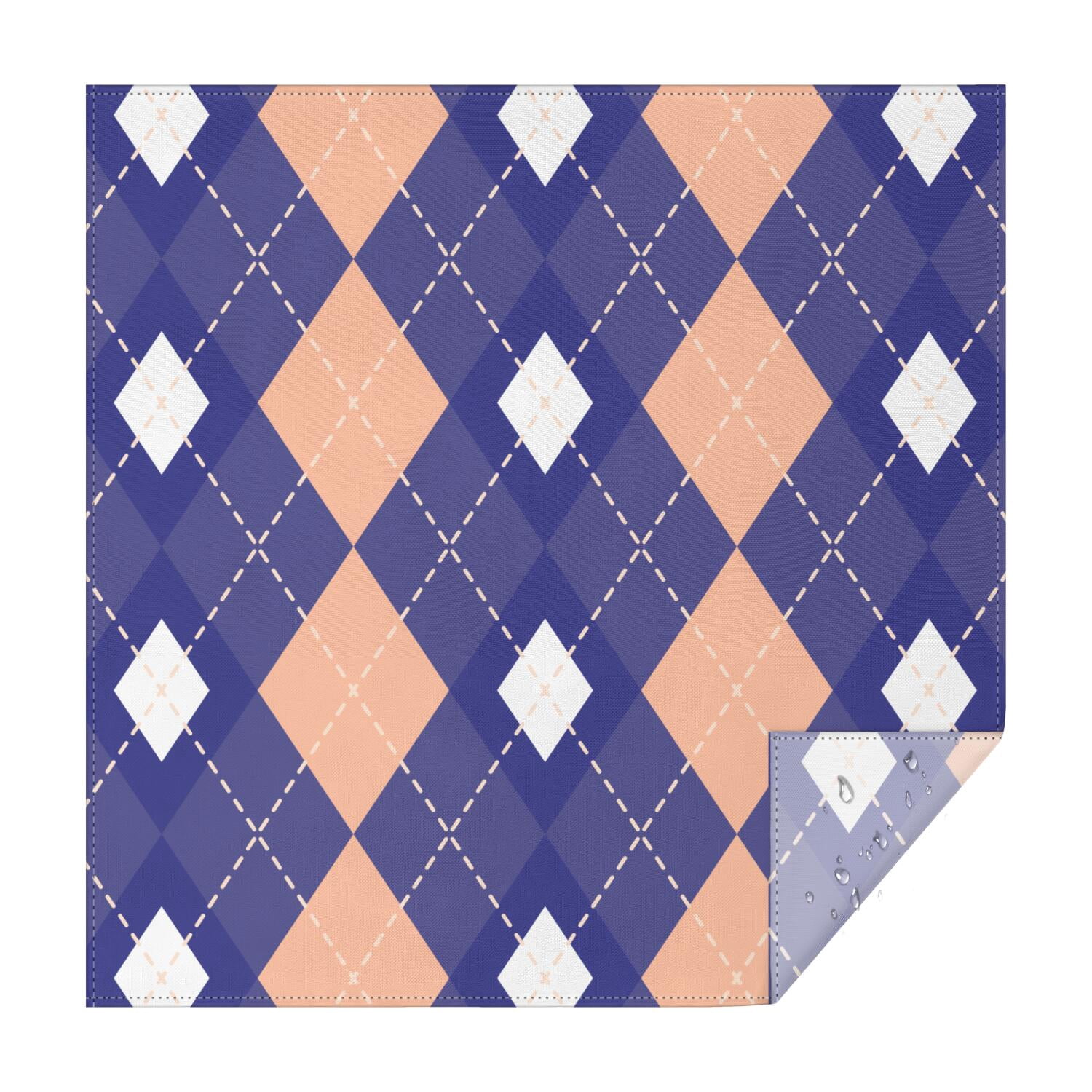 52x52in(132x132cm) Square Tablecloth, Waterproof Polyester Table Cover ...