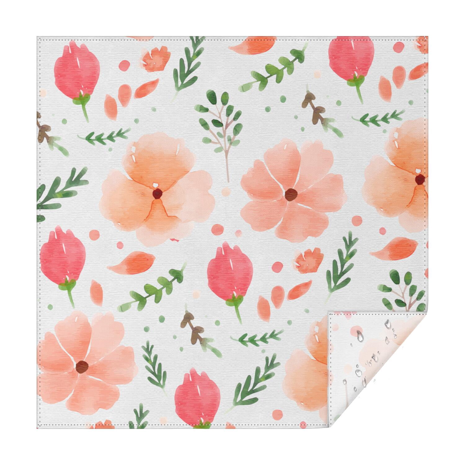 52x52in(132x132cm) Square Tablecloth, Waterproof Polyester Table Cover ...