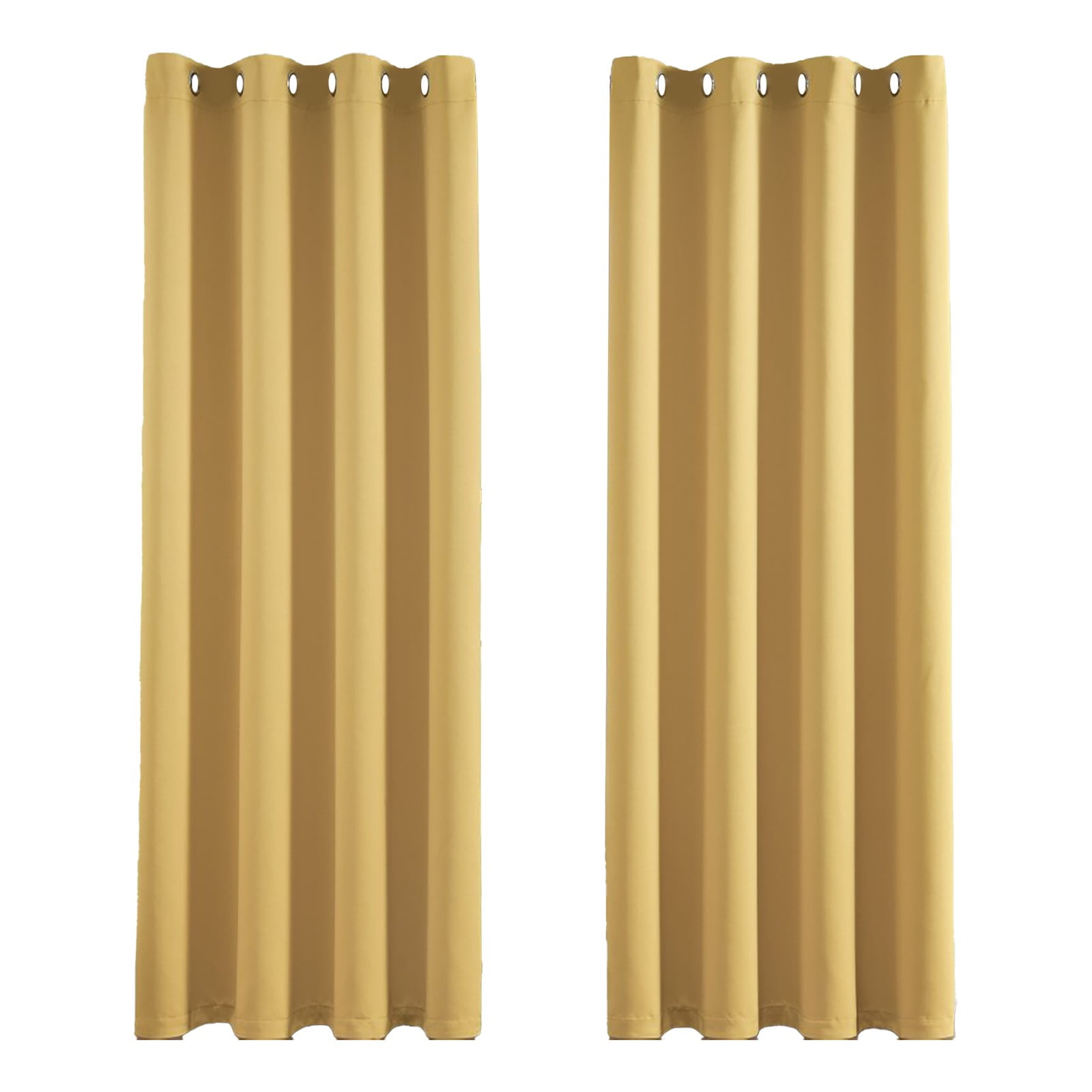 52x84 Inch 1pc Solid Color Full Shading Curtains Kitchen Curtain Panel ...