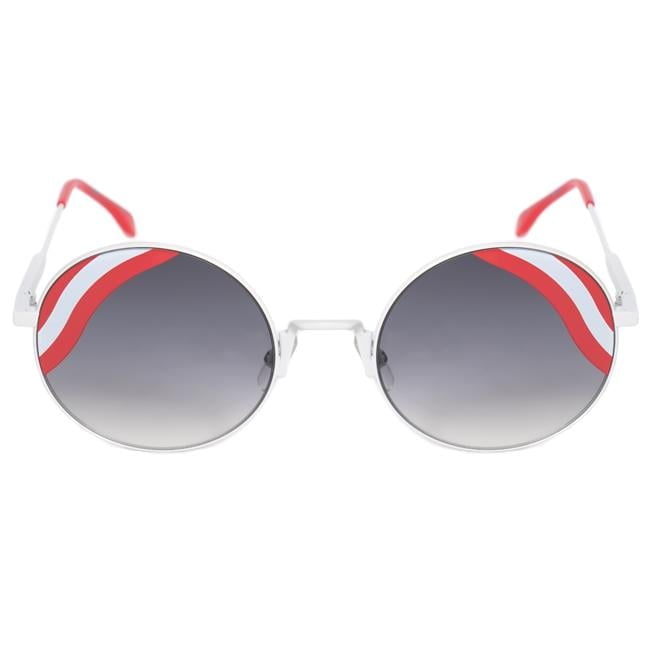 53-22-135 mm Waves Round Sunglasses, Gray Gradient - Walmart.com