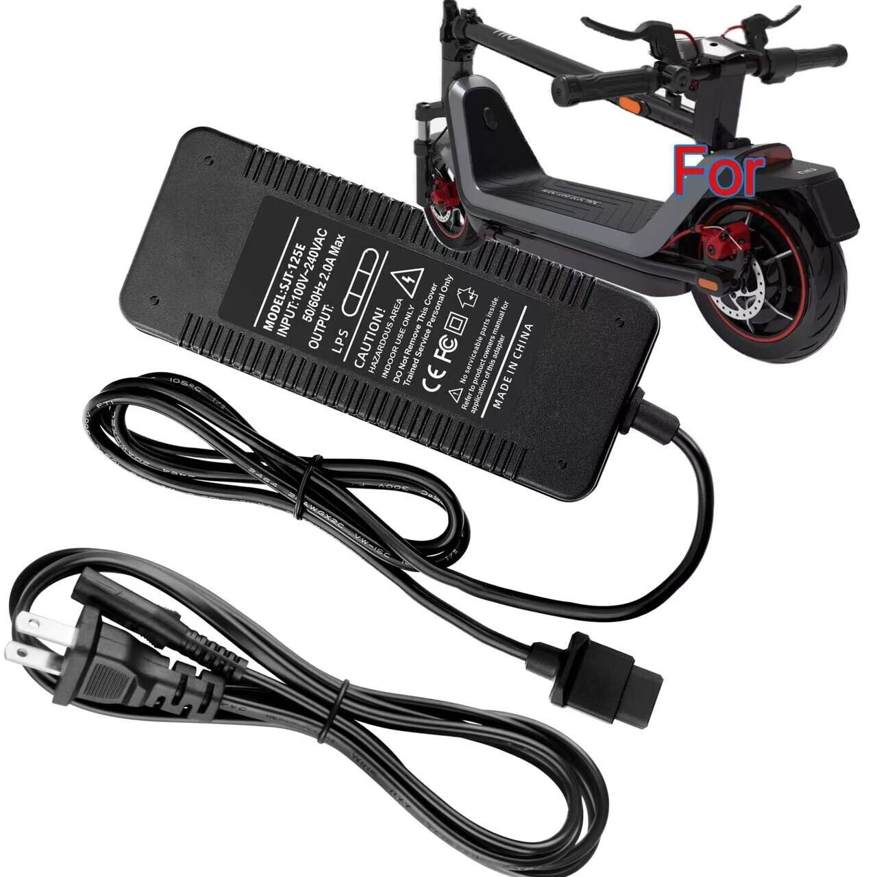 53.5V 2A Adapter Charger For NIU KQI Series , KQi Air /Air X, KQi 300X ...