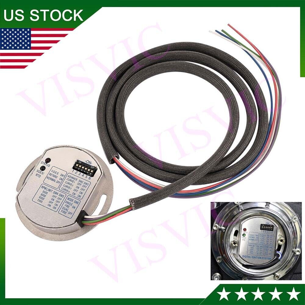 53-644 Programmable Single Fire Electronic Ignition Module For Harley ...