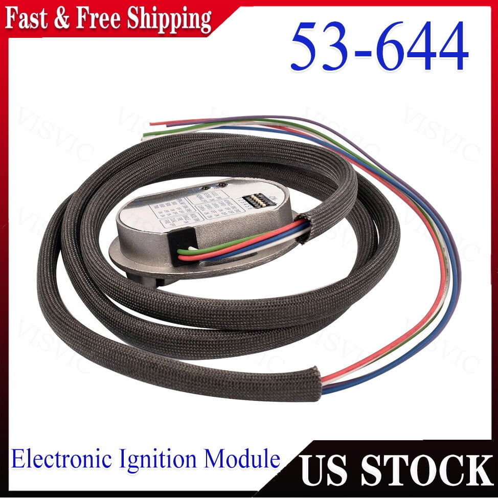53-644 Single Fire Electronic Ignition Module for Harley Kick Start ...