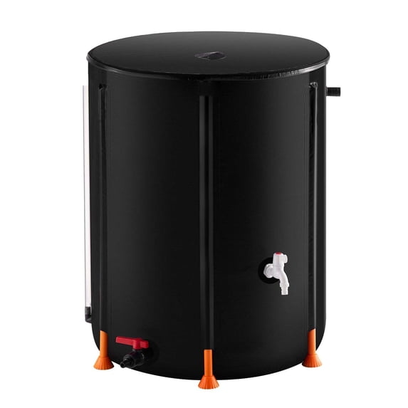 53 Gallon Rain Barrel Collapsible - Rainwater Collection System with ...