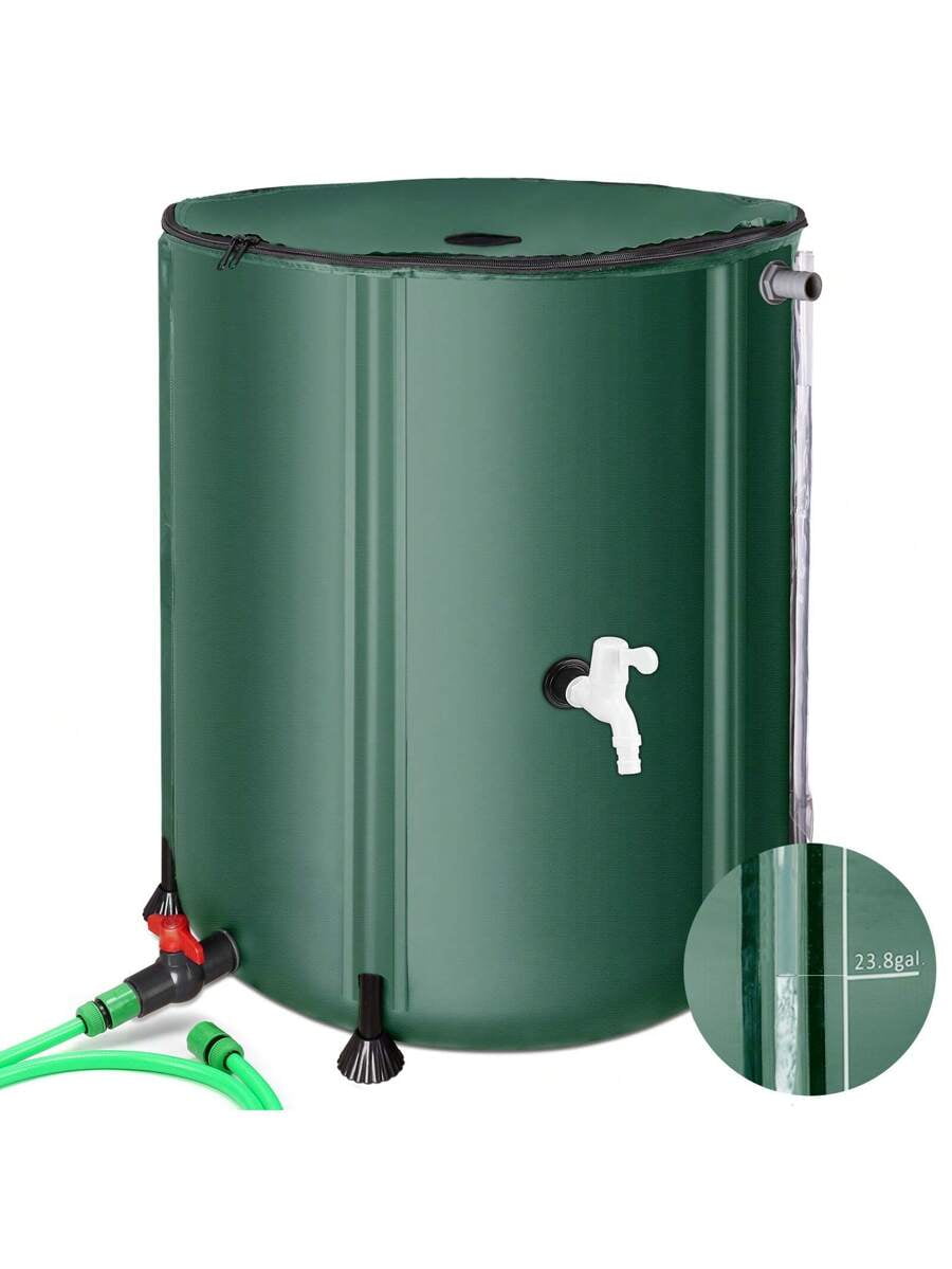 53 Gallon Rain Barrel, Portable Water Storage Tank, Water Collection ...