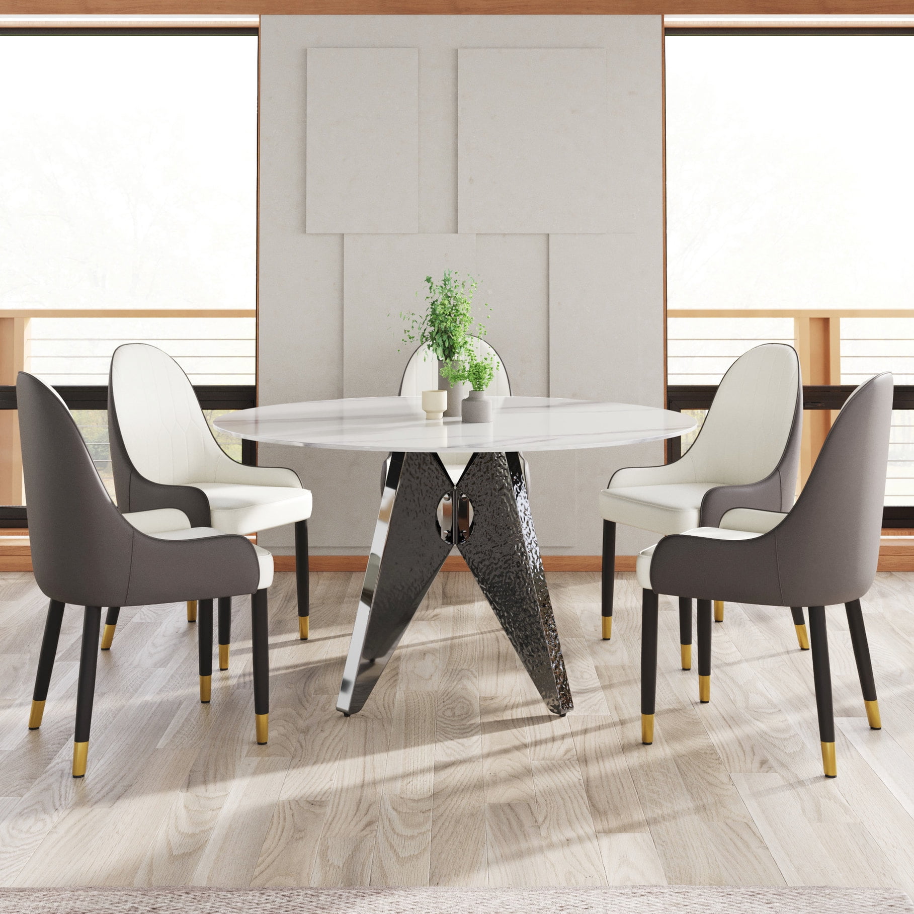 53" Large Round - Central Europe Style Base - Dining Room Setup - Heat ...