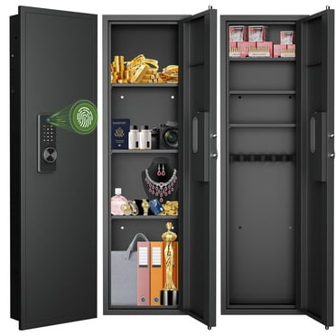 Omethey 4-5 Gun Safes for Home Guns and Pistols ,Biometric Fingerprint ...