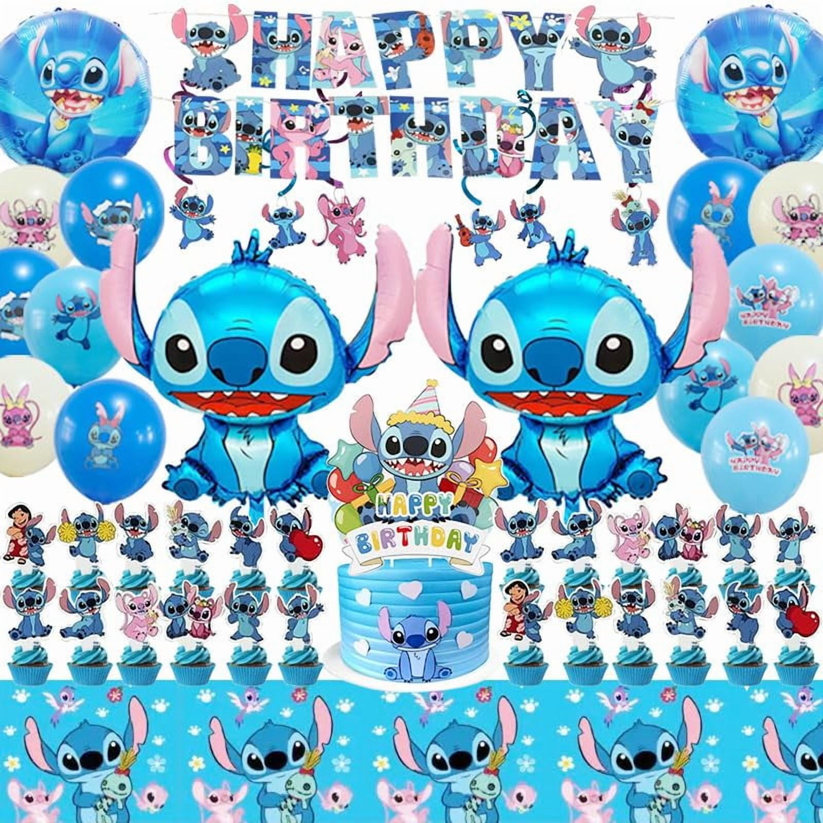 53 Pcs Blue Party Supplies, Birthday Decorations Set Include Banner ...