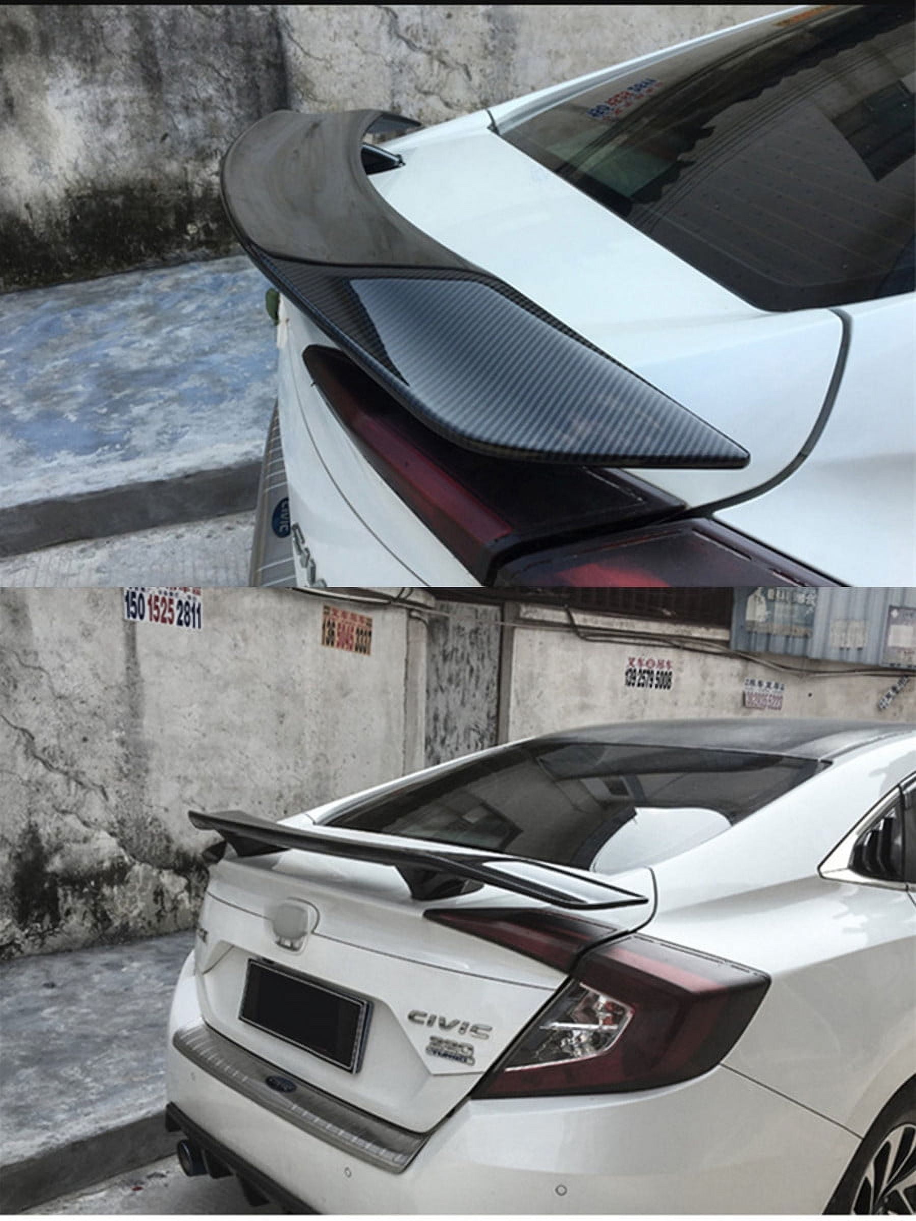 Universal 53" Race Car Trunk Rear Spoiler Wing, Glossy Black, ABS ...