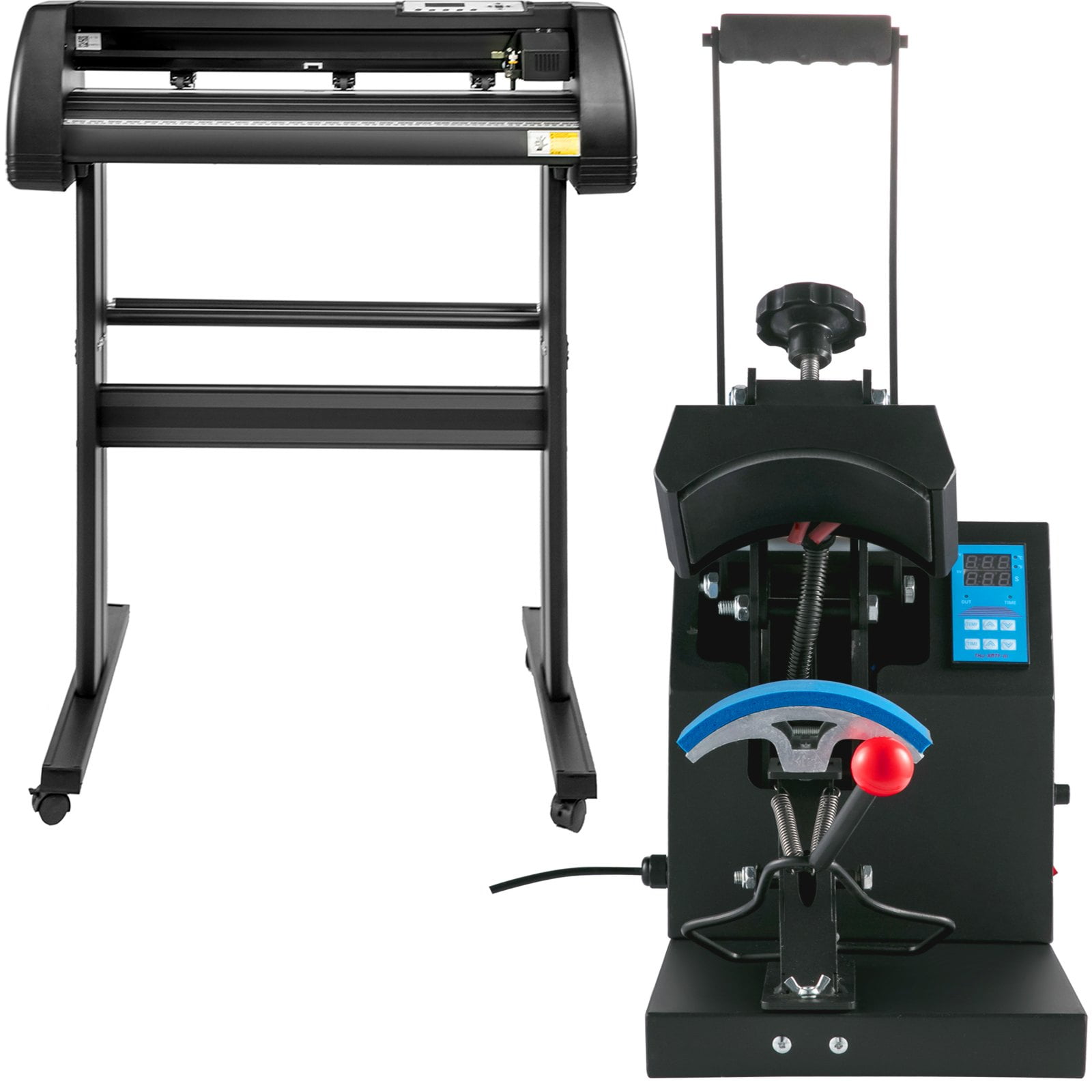 53" Vinyl Cutter Plotter and 5.5"x3.5" Cap Heat Press Machine Combo ...